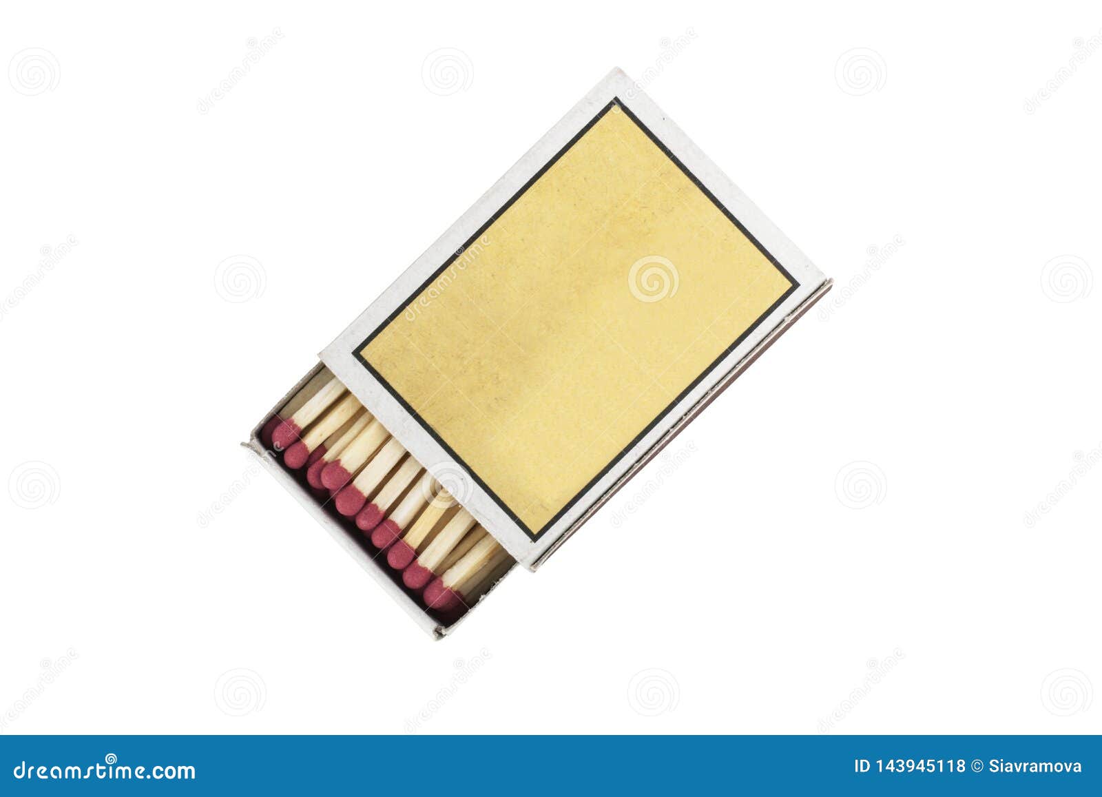 Matchbox And Matches Isolated Stock Photo - Image of macro, matches ...