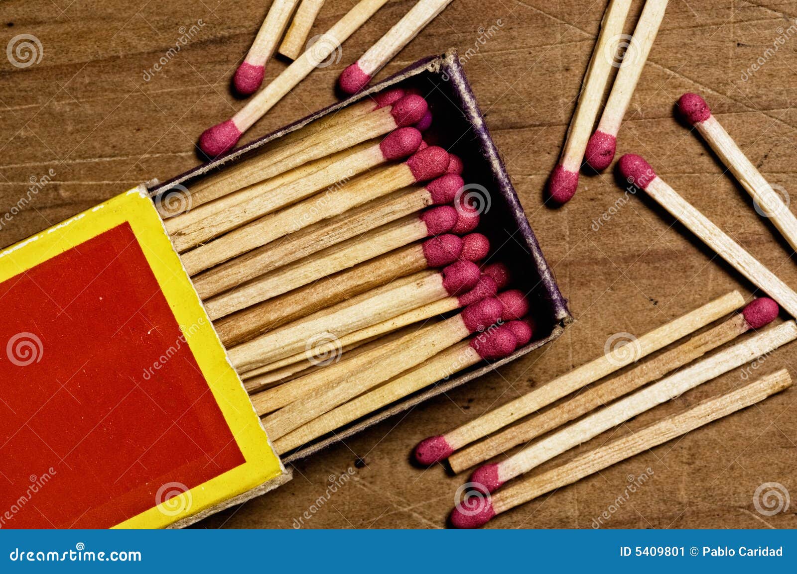 Matches stock image. Image of matchsticks, flammable, scratches - 5409801