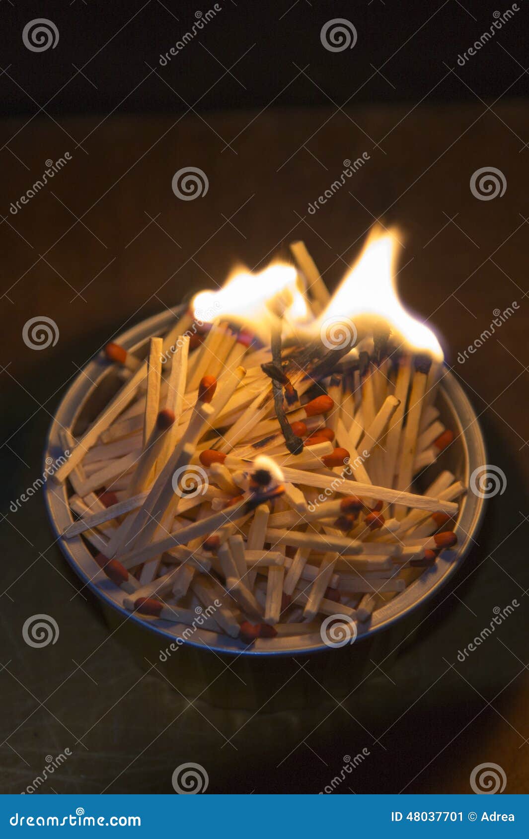 Lighting Many Matches in a Metallic Holder Stock Image - Image of fire ...