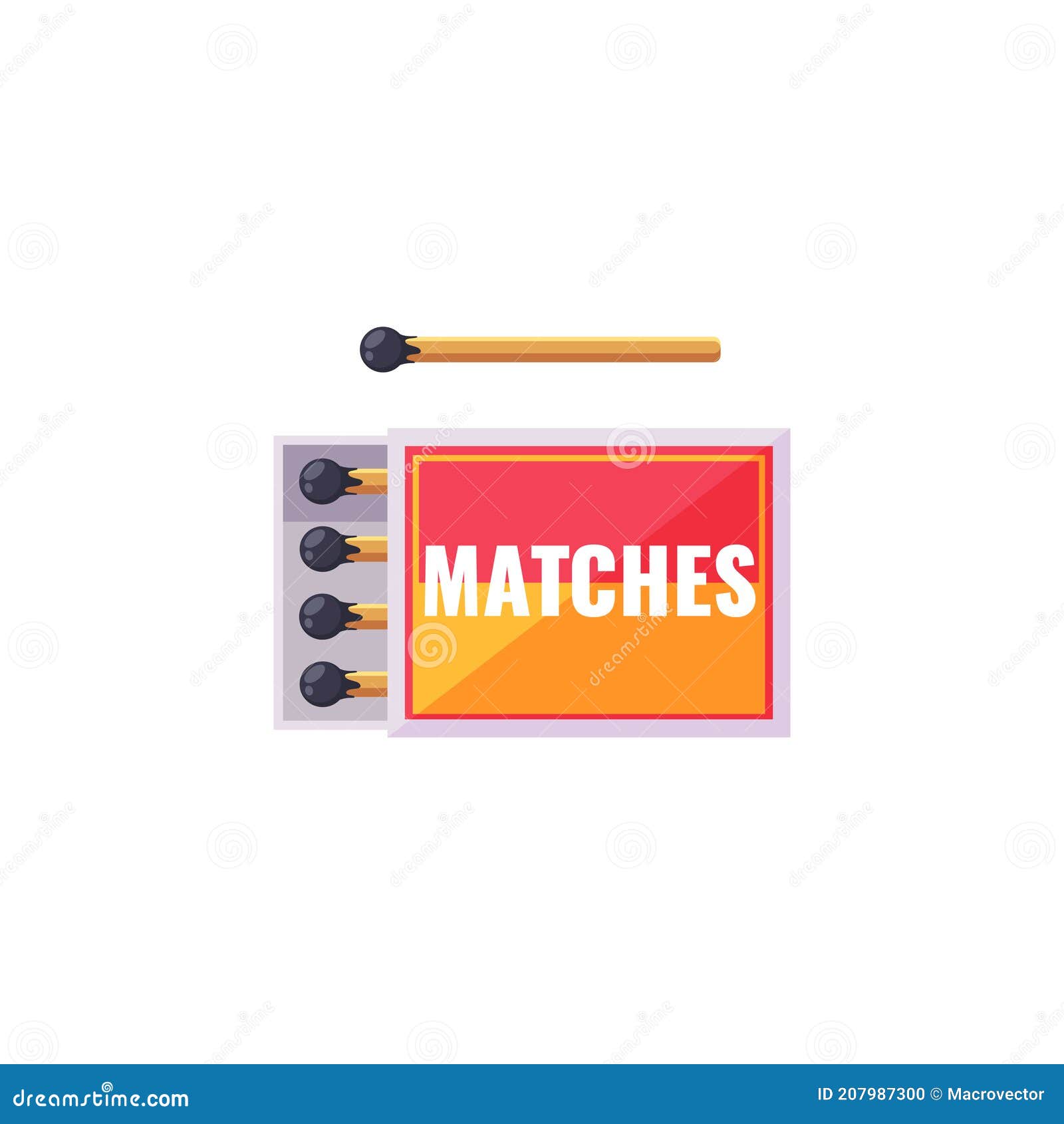 Matches Cartoon Illustration Stock Illustration - Illustration of ...