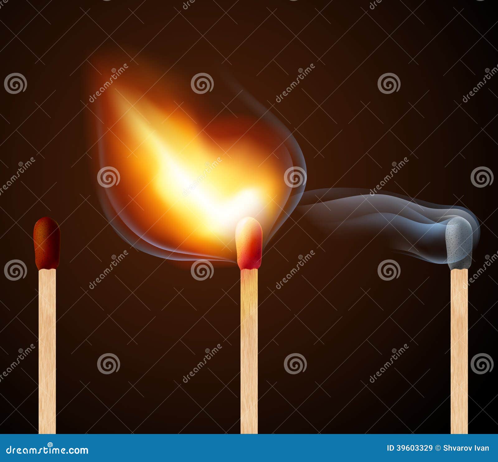Matches stock vector. Illustration of matches, danger - 39603329