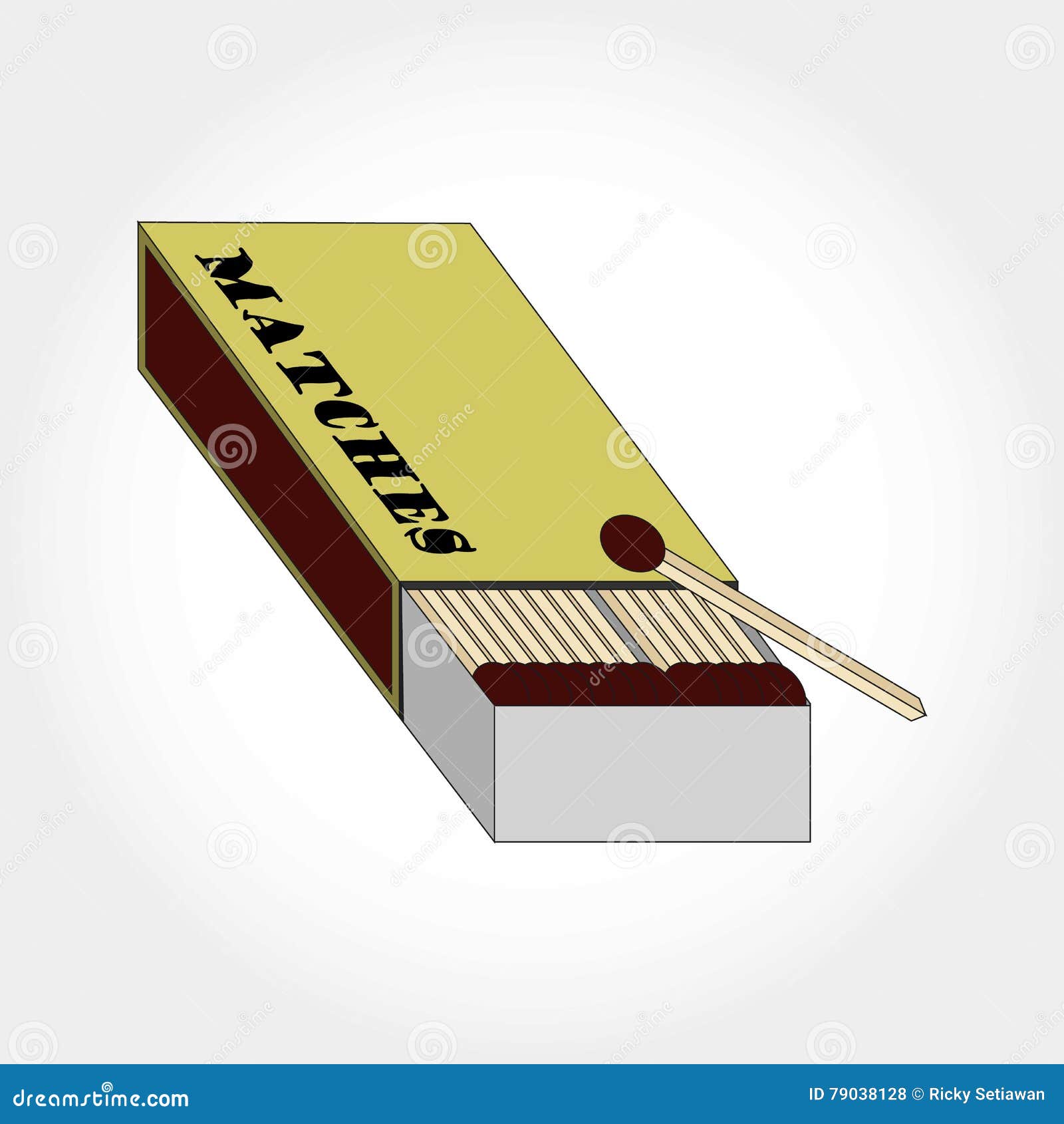 Matches Illustration stock illustration. Illustration of genuine - 79038128