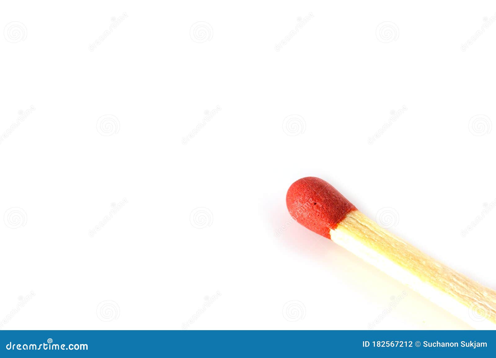 The Match on the White Background Stock Photo - Image of isolated ...
