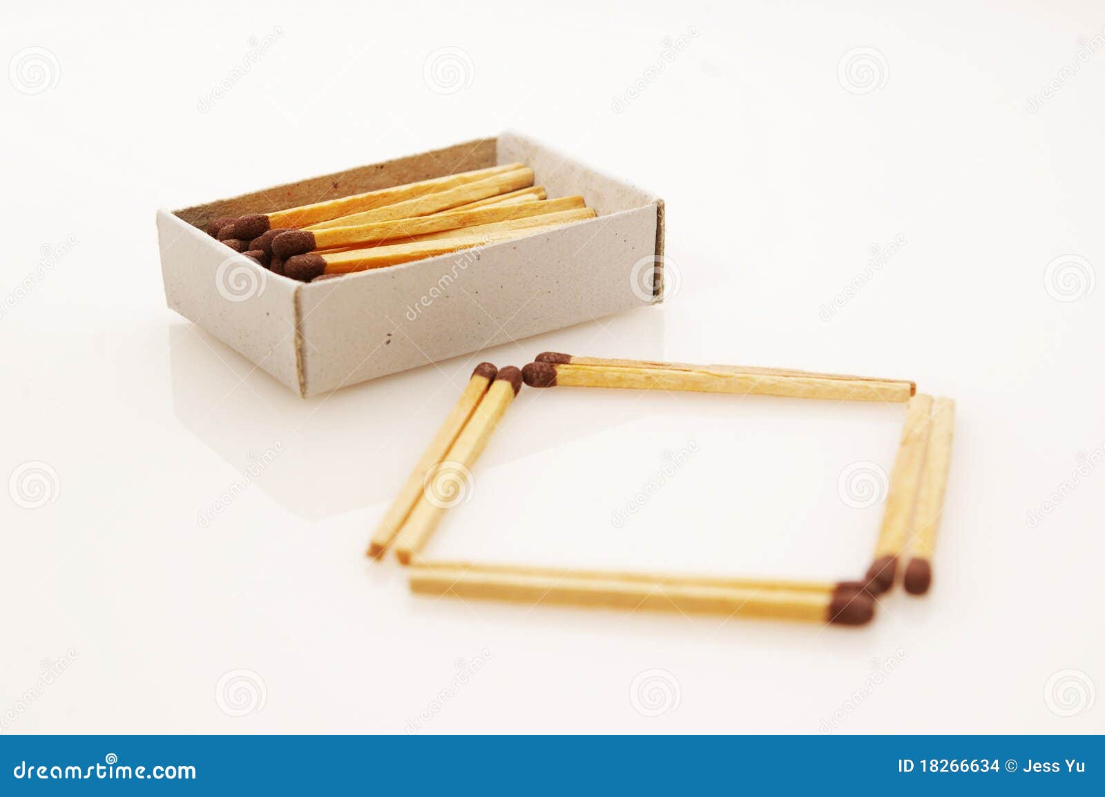 Matches Isolated On White Background Stock Photo - Image of torch, blue ...