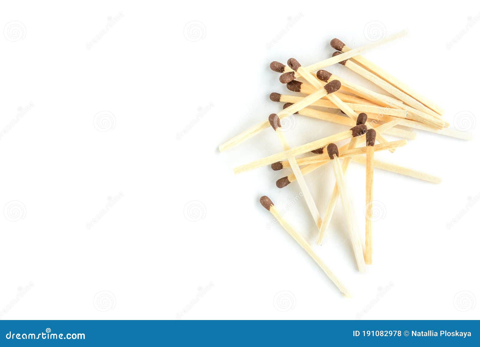 Matches Isolated on White Background Stock Photo - Image of flame ...