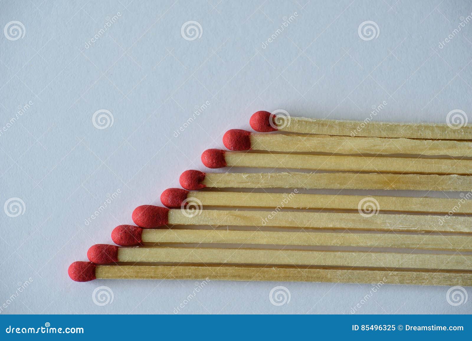 Matches in row stock image. Image of focus, light, matches - 85496325