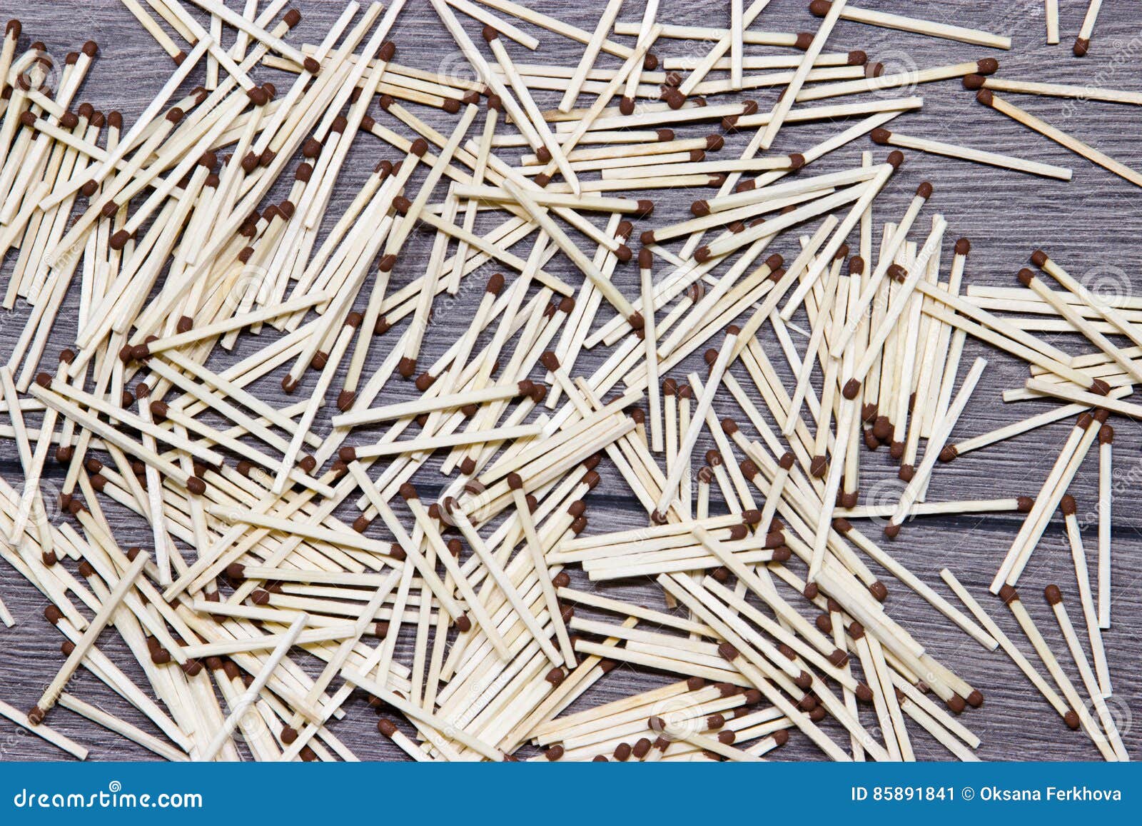 Matches are Scattered Randomly on the Floor. Stock Image - Image of ...