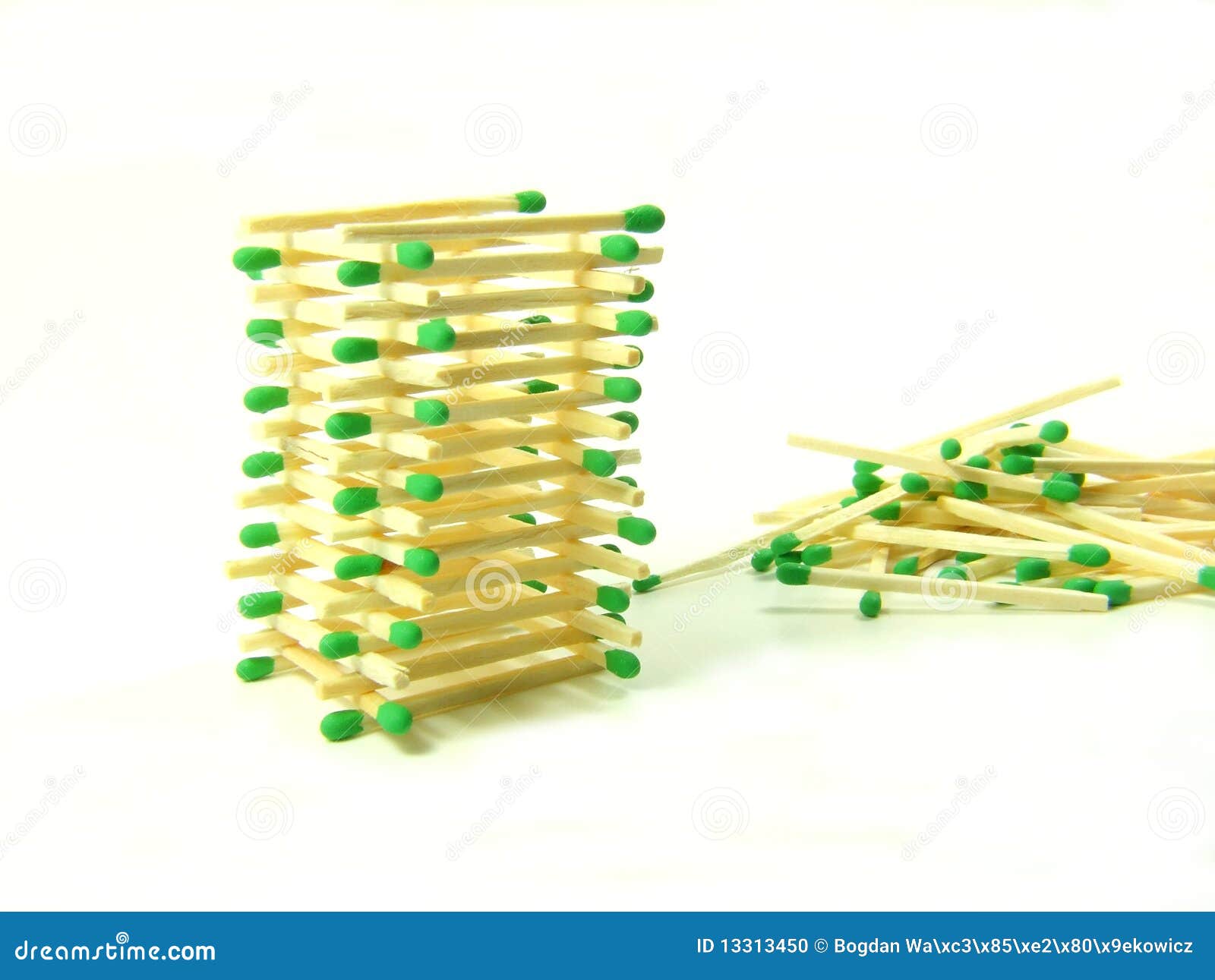 Matches tower stock photo. Image of flame, concentration - 13313450