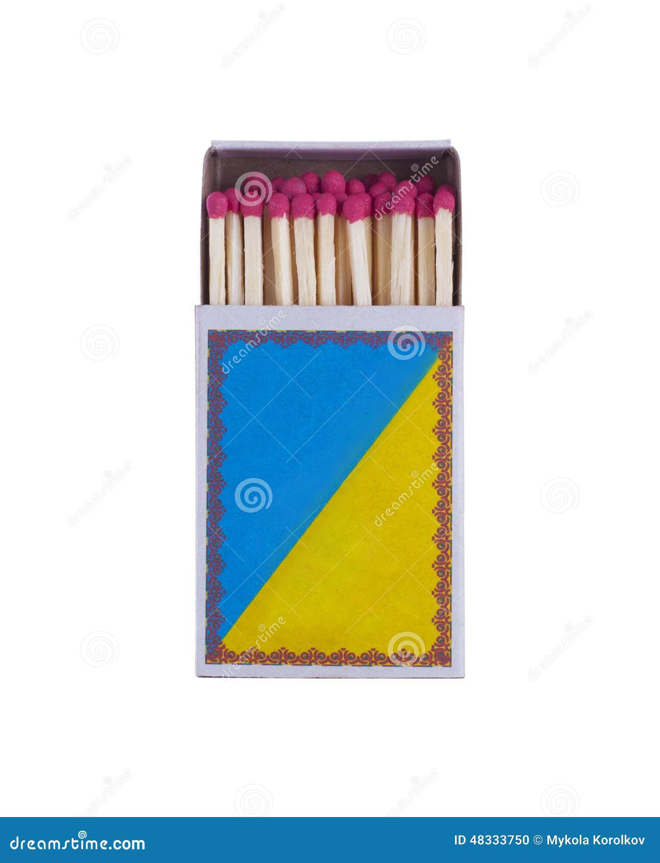 Matches wood in a box stock photo. Image of open, bunch - 48333750