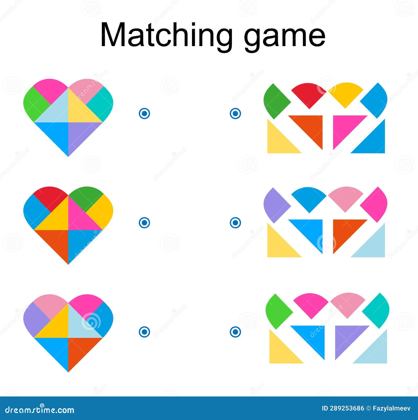 Matching Game for Children. Task for the Development of Attention and ...
