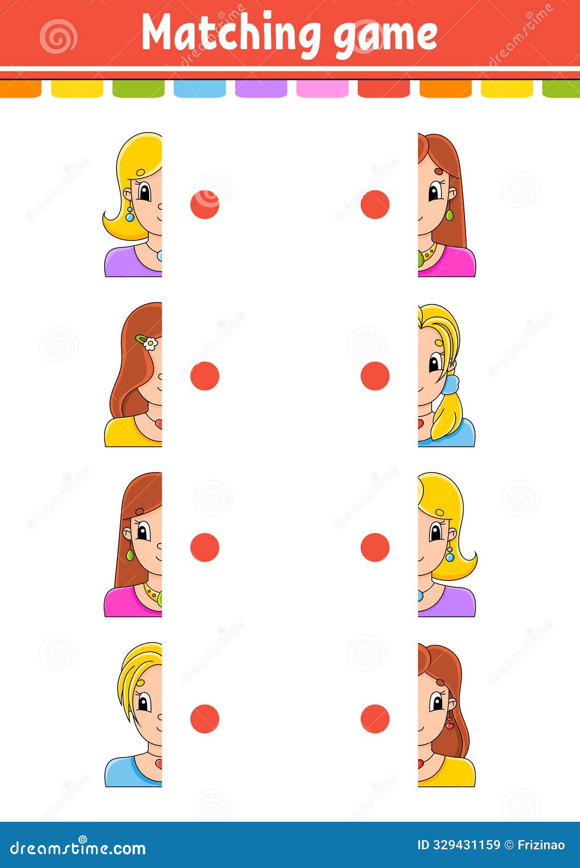 Matching Game. Draw a Line. Education Developing Worksheet. Activity ...