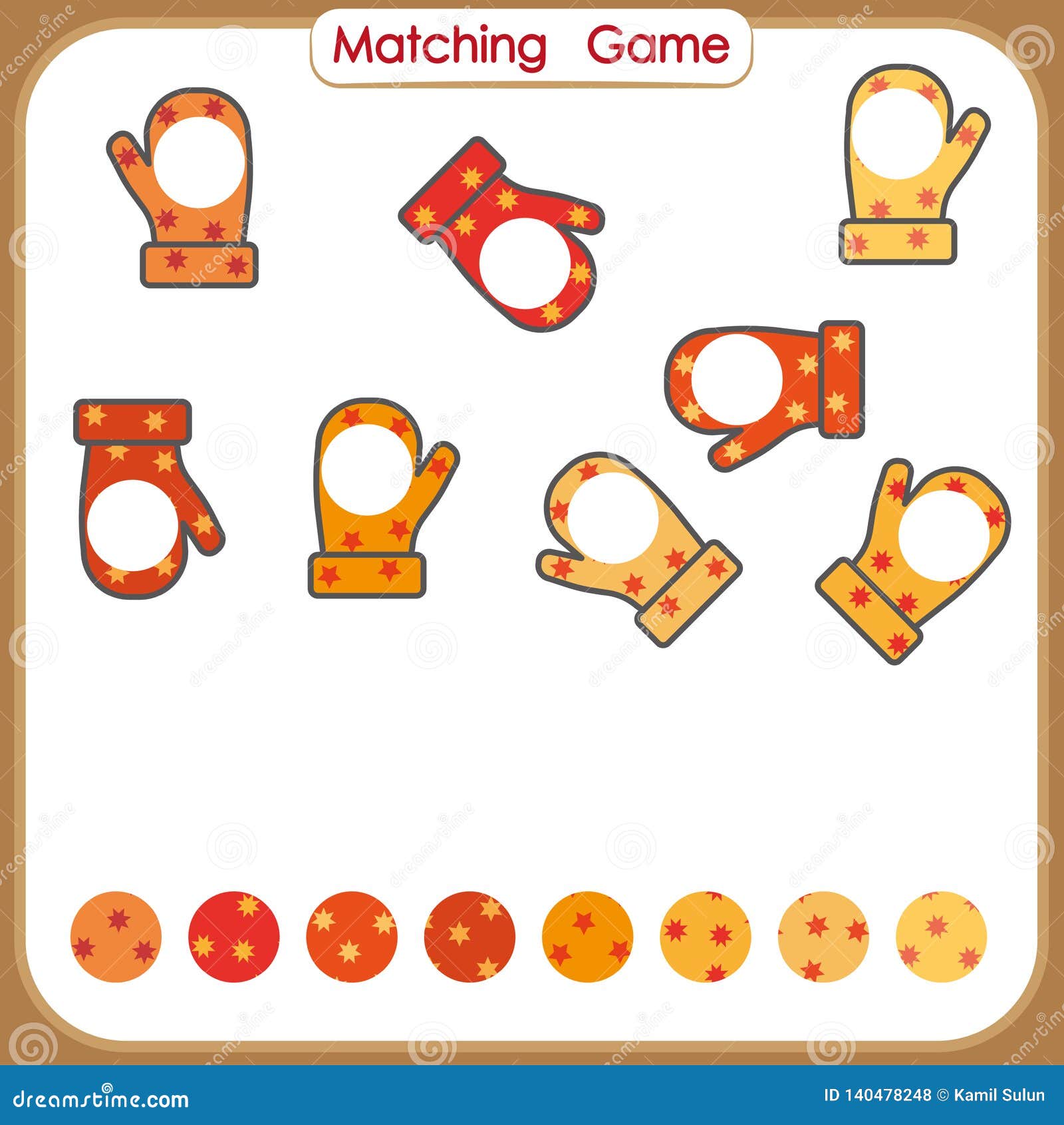 Matching Game, Find Missing Part, Visual Educational Game for Kids ...