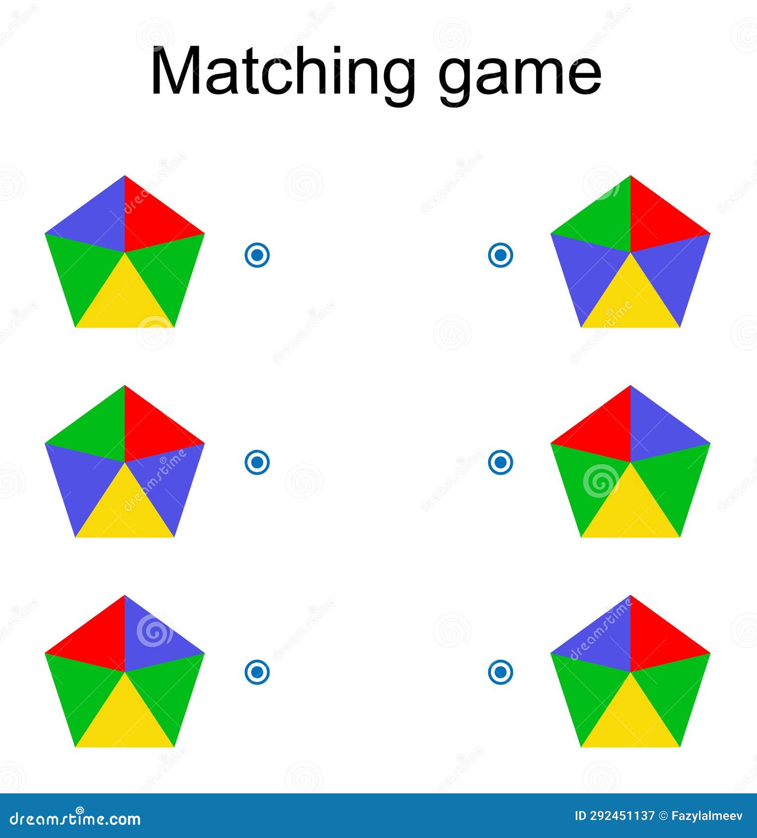 Matching Game for Kids. Task for the Development of Attention and Logic ...