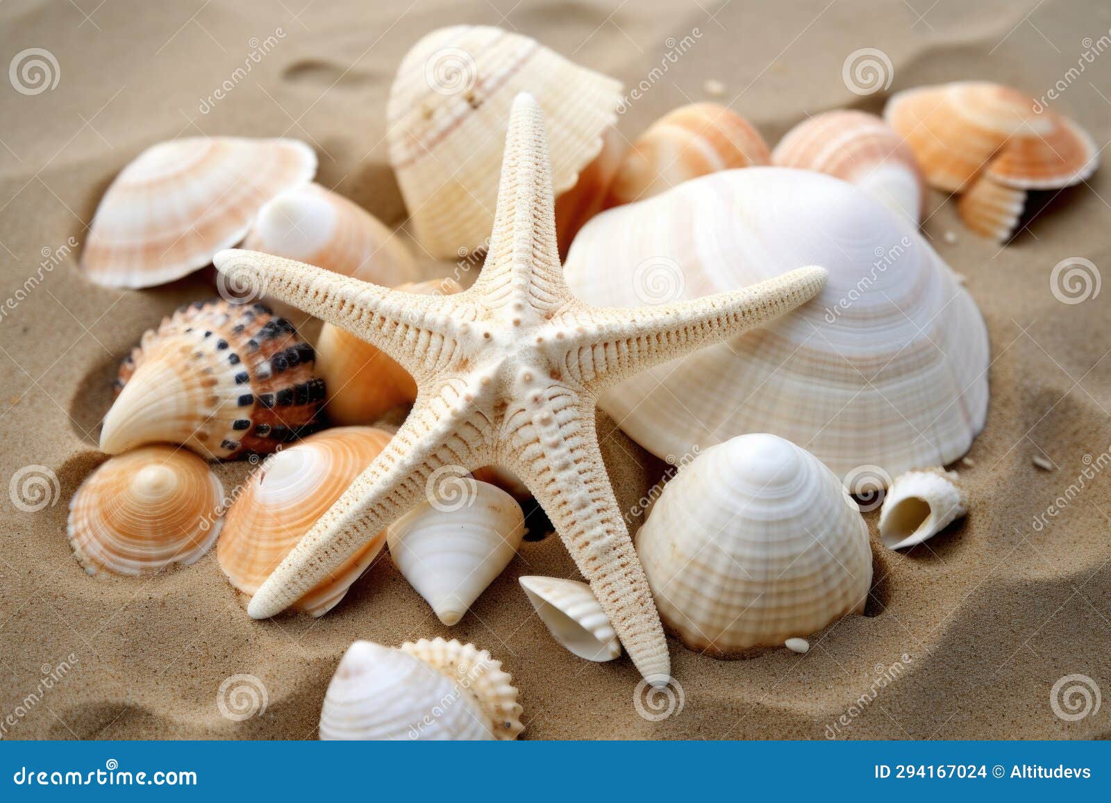 Matching Seashells on a Beach Stock Photo - Image of shore, collection ...
