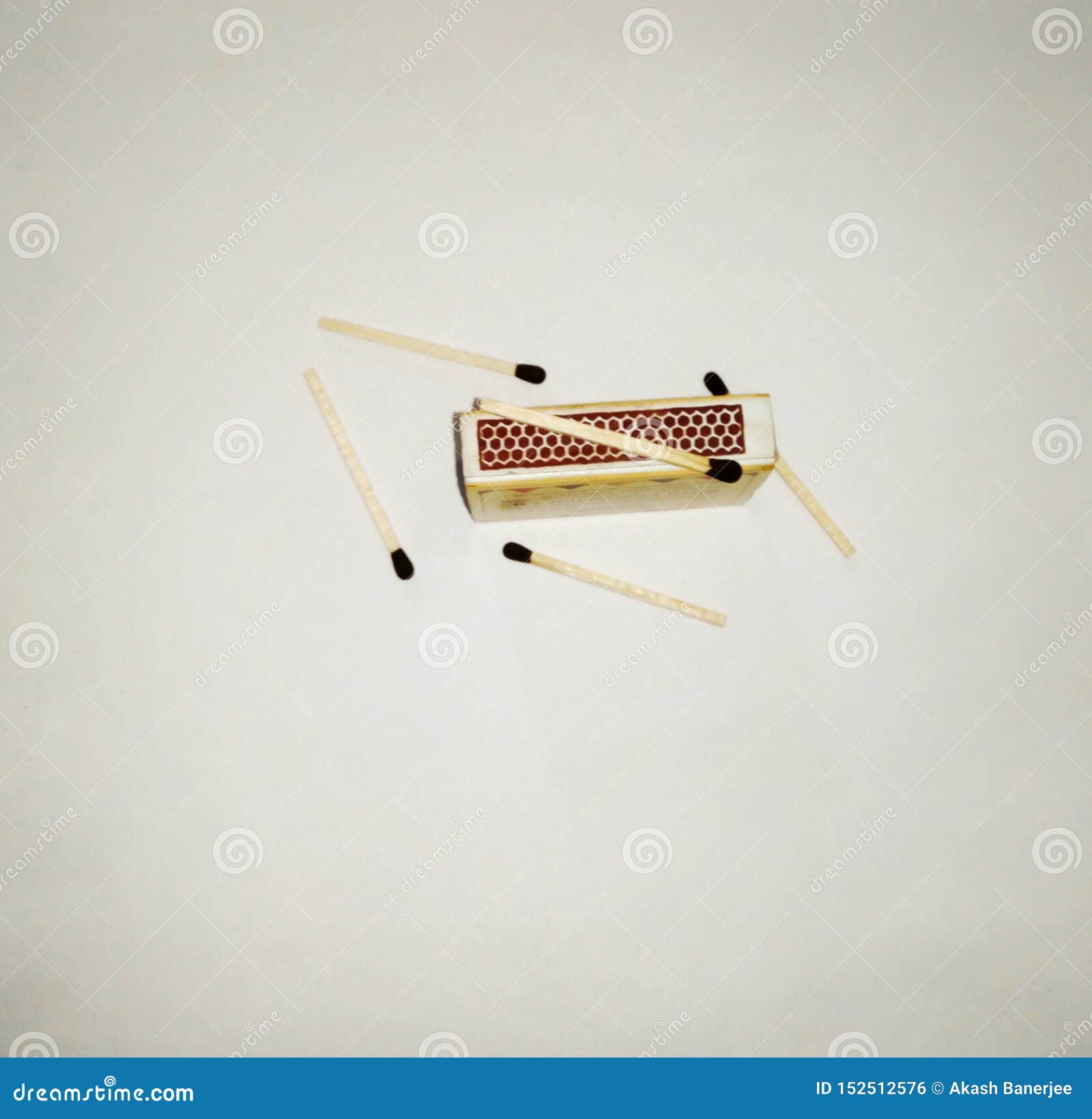Matchis Box in White Background Stock Photo - Image of close ...