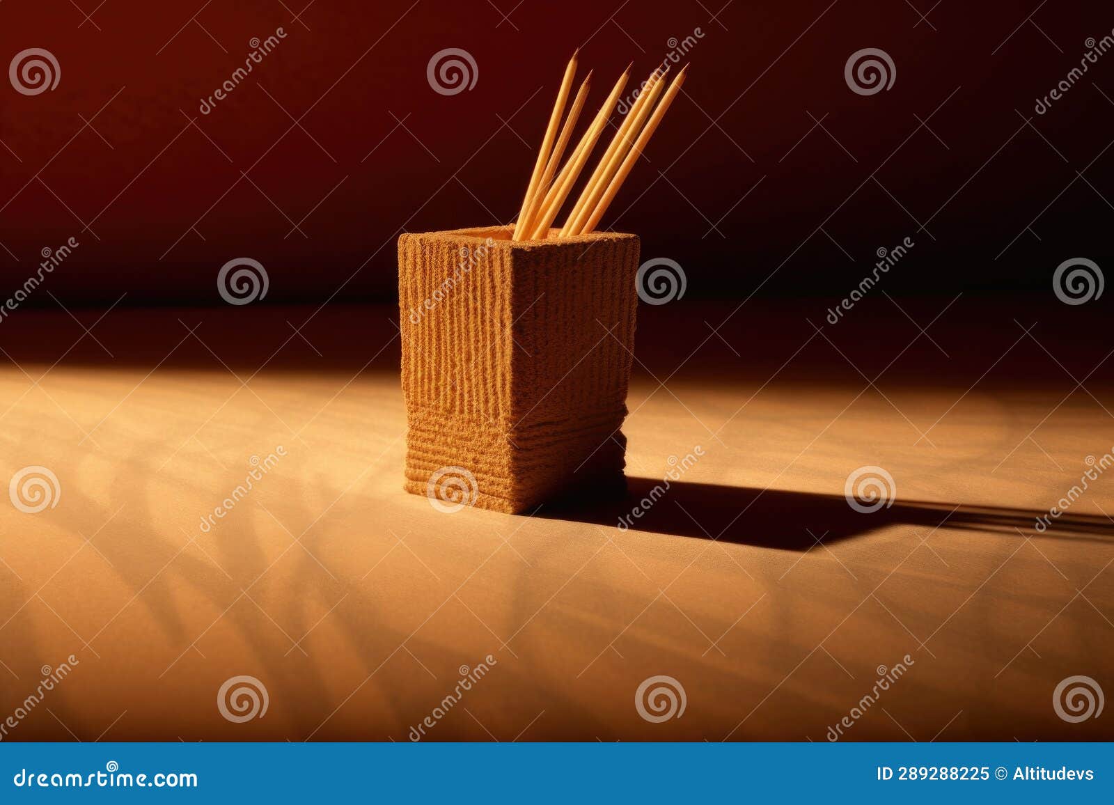 Matchstick Casting Shadows on a Textured Surface Stock Image - Image of ...