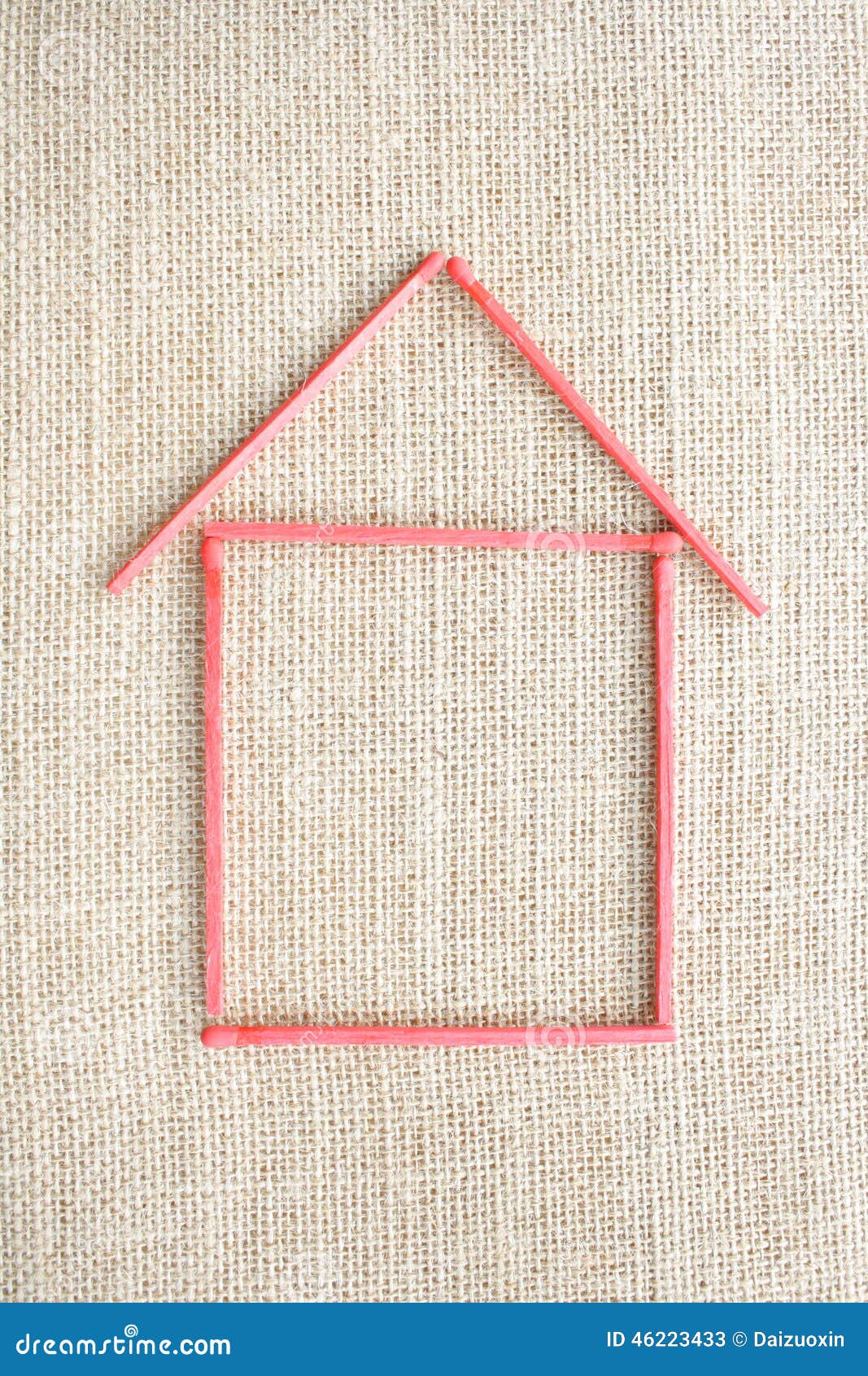 Matchstick House stock image. Image of house, space, roof - 46223433