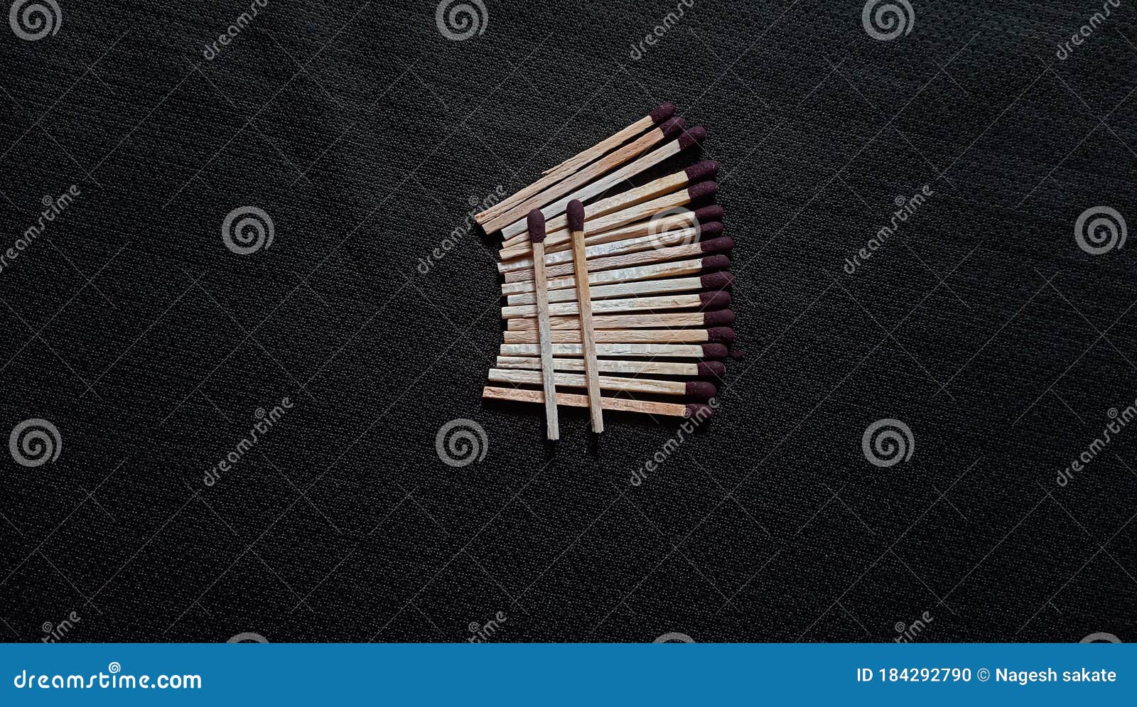 This is Matchstick Image it Made from Wood Stock Photo - Image of ...