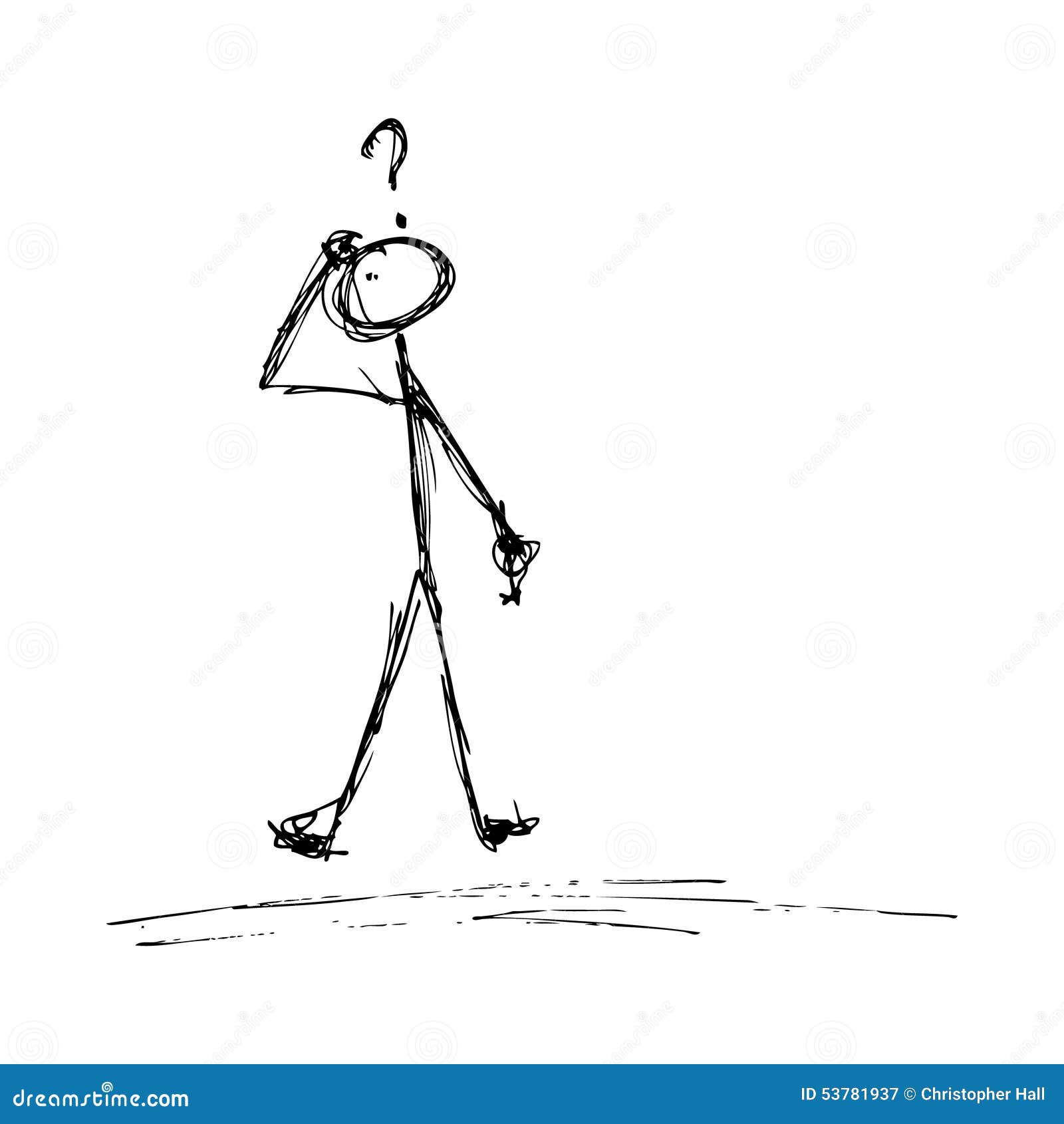 Matchstick Man Clipart