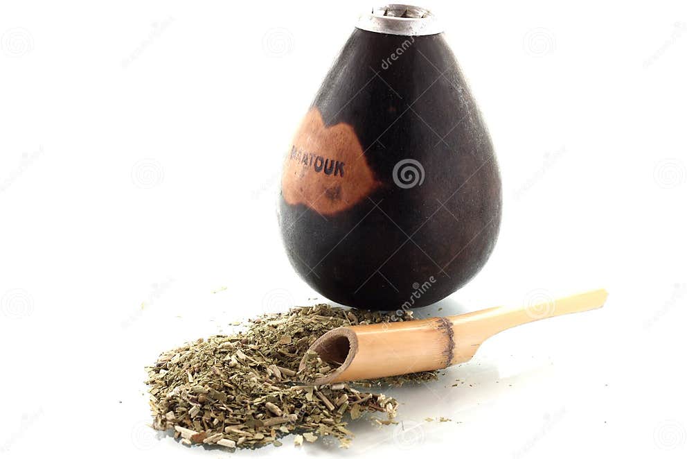 Mate stock image. Image of drink, latin, dried, organic - 7471885