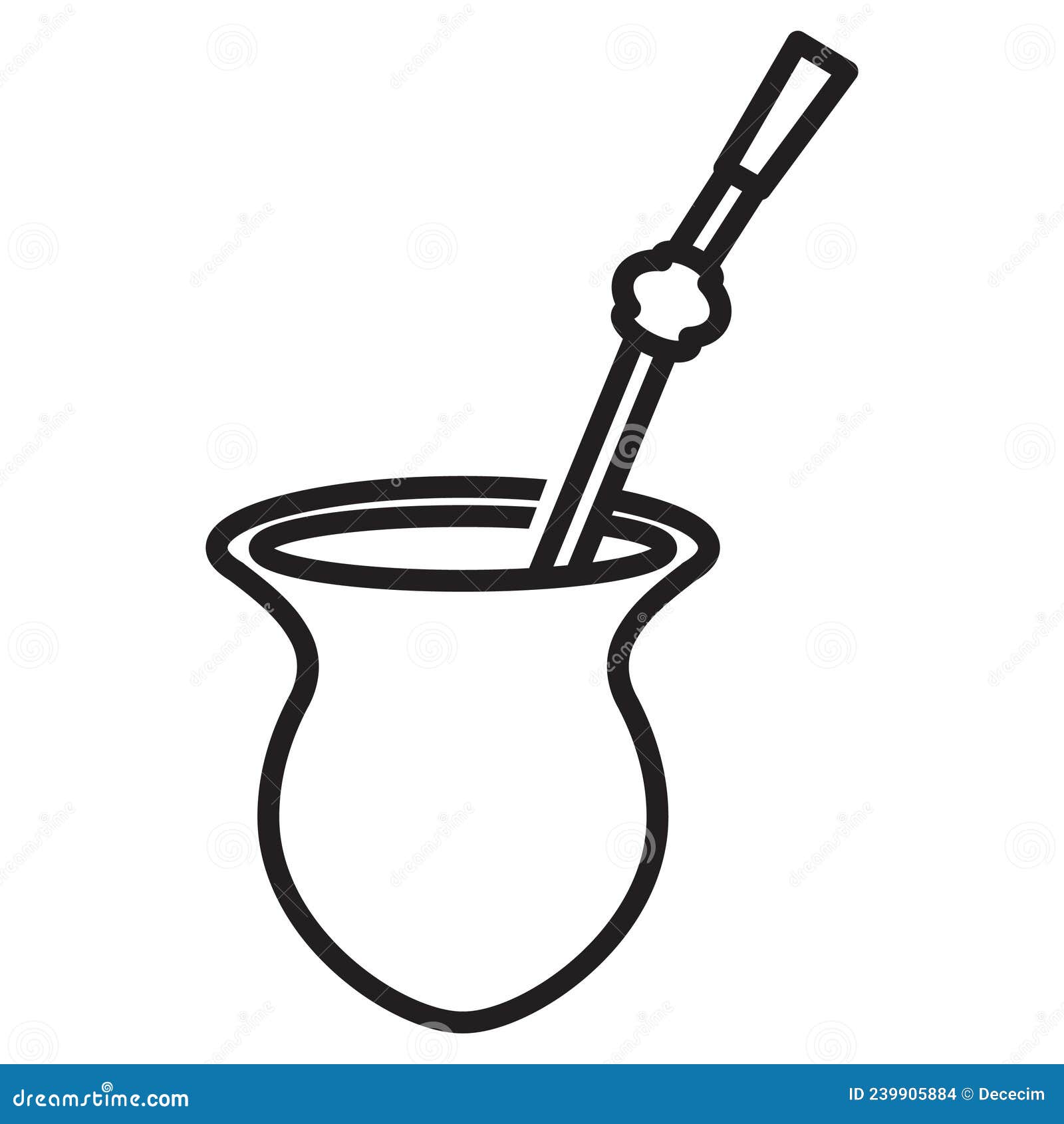 Mate. ChimarrÃ£o. Yerba Mate. Gaucho. South Brazil. Stock Vector ...