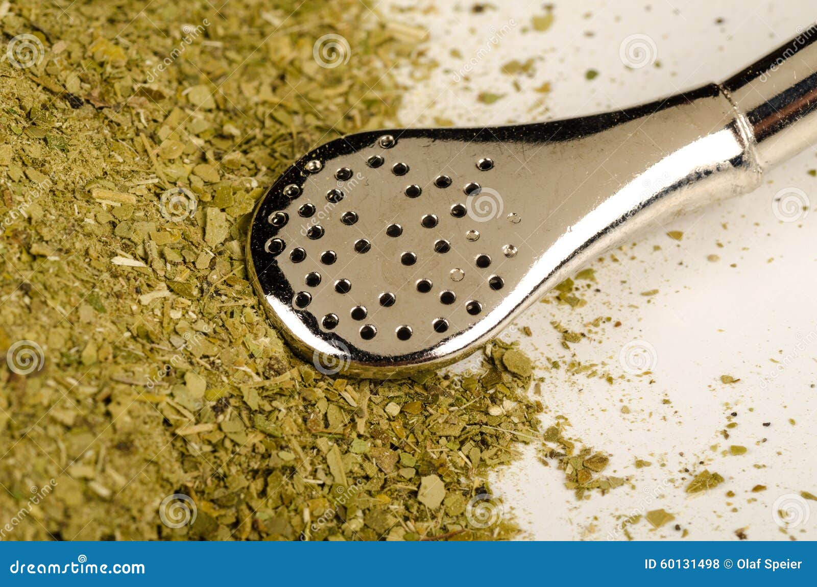 Mate Herb with Drinking Straw Stock Photo - Image of ingredient ...