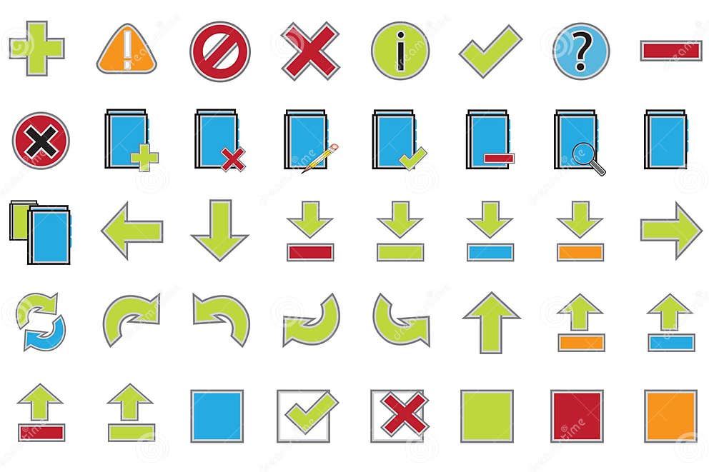 Mate icons web stock vector. Illustration of pencil, icon - 4089293