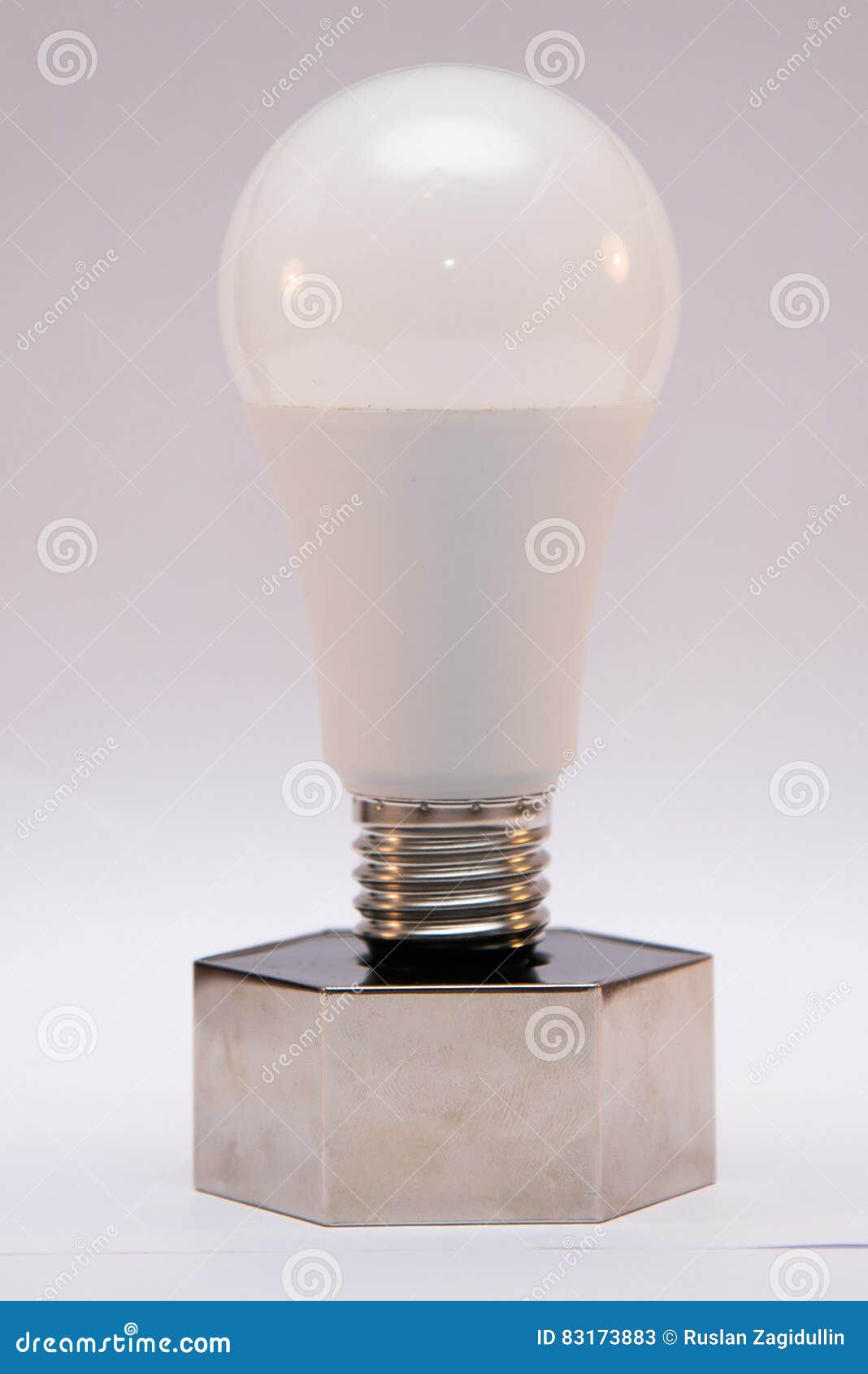 Mate Light Bulb on White Background Stock Image - Image of electrical ...