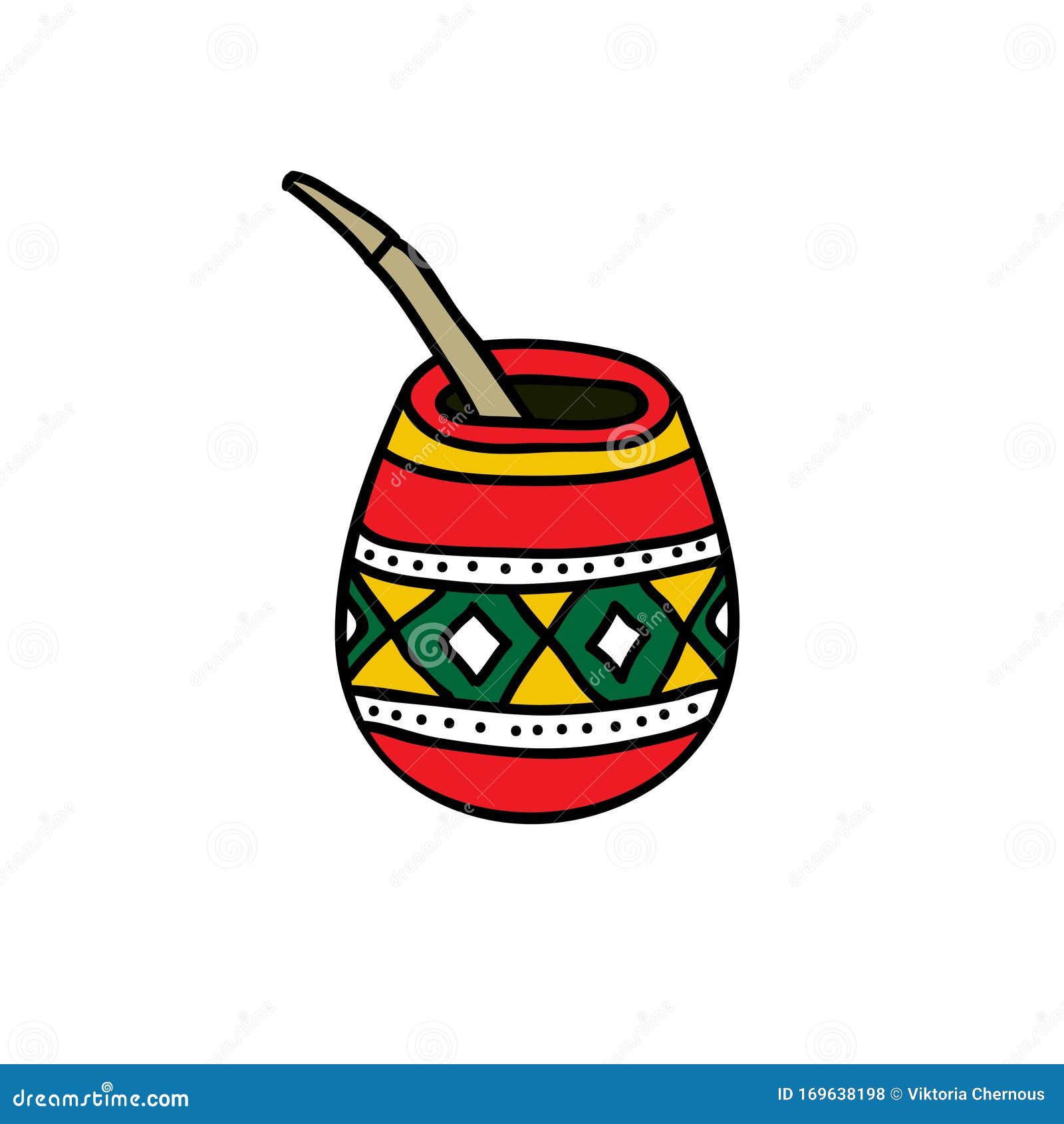 Mate Tea Icon, Vector Illustration Stock Vector - Illustration of ...
