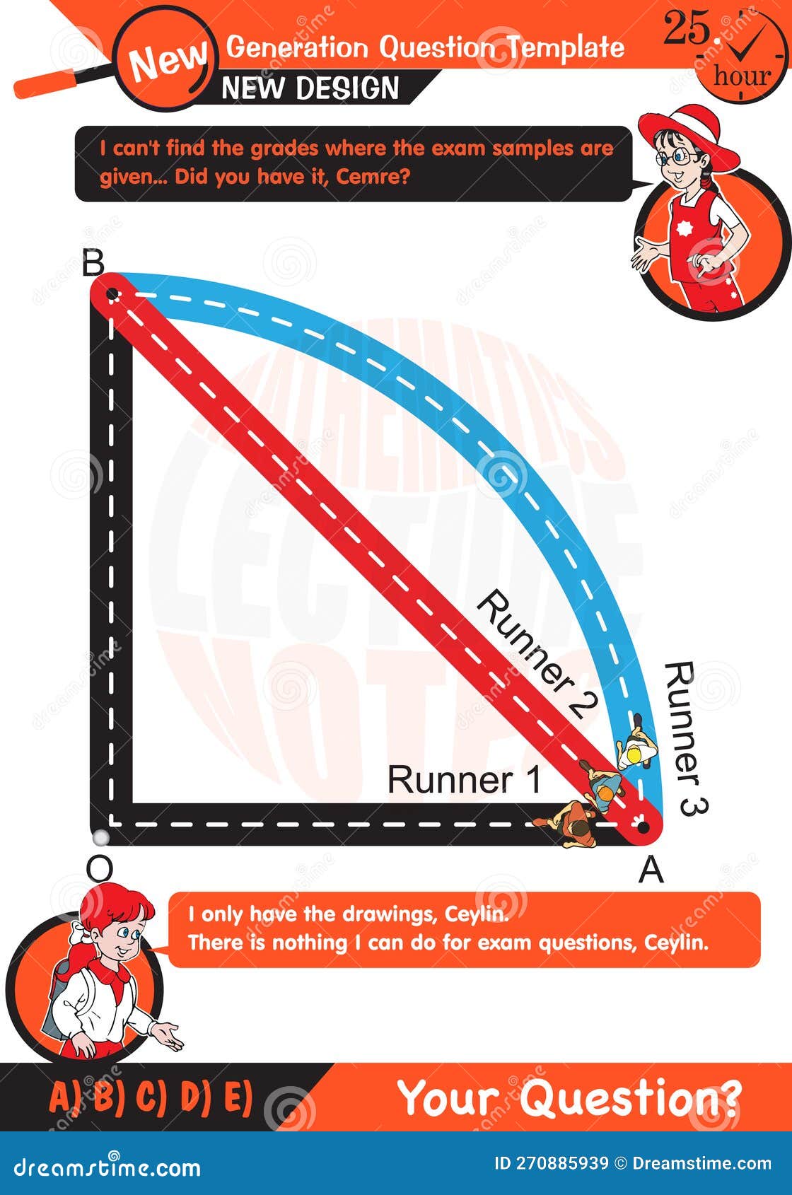 Math, Angles, Angles on the Plane, Angle Questions, Exam Question Stock ...