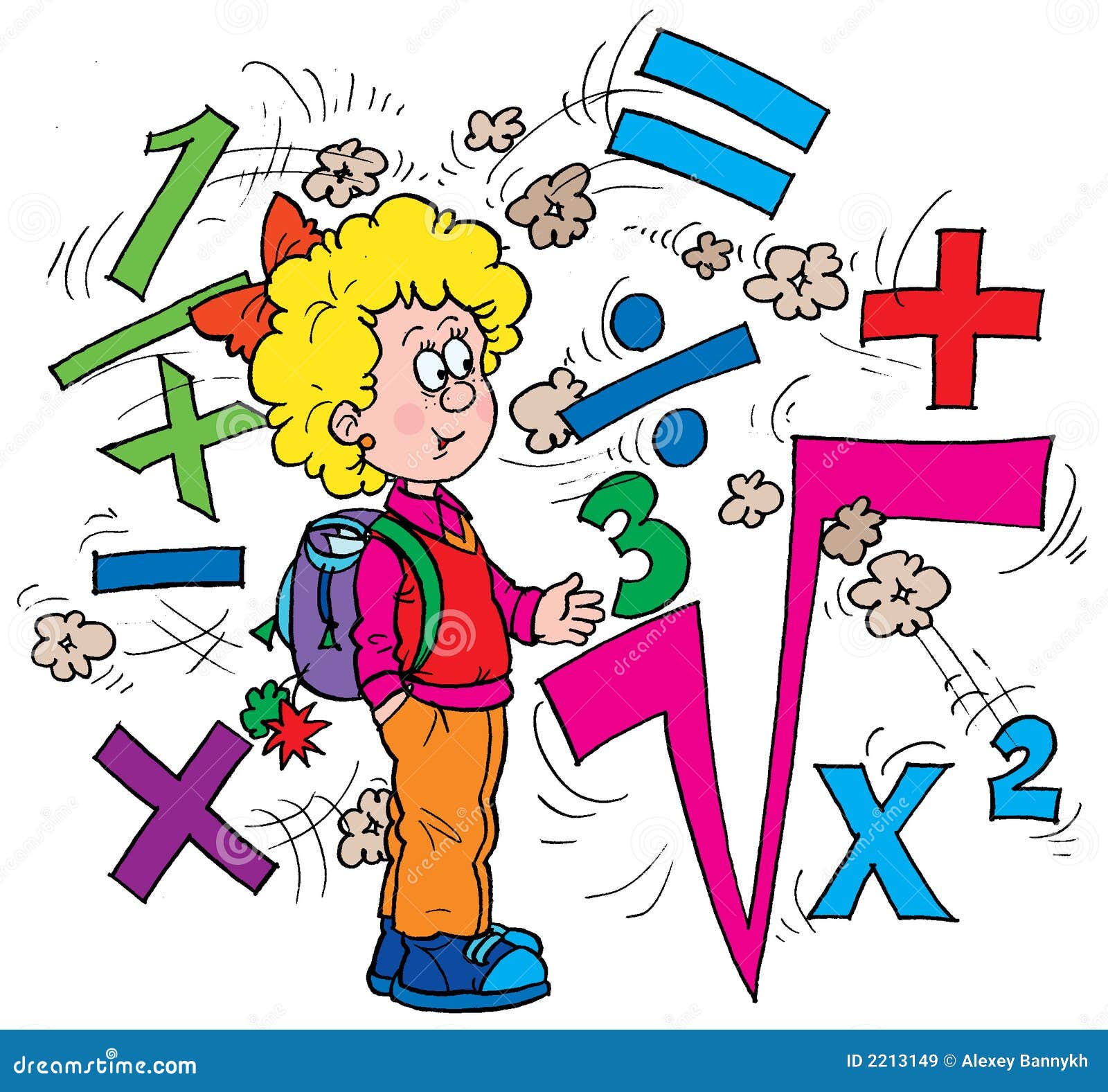 Matemática ilustração stock. Ilustração de pergunta, cartoon - 2213149