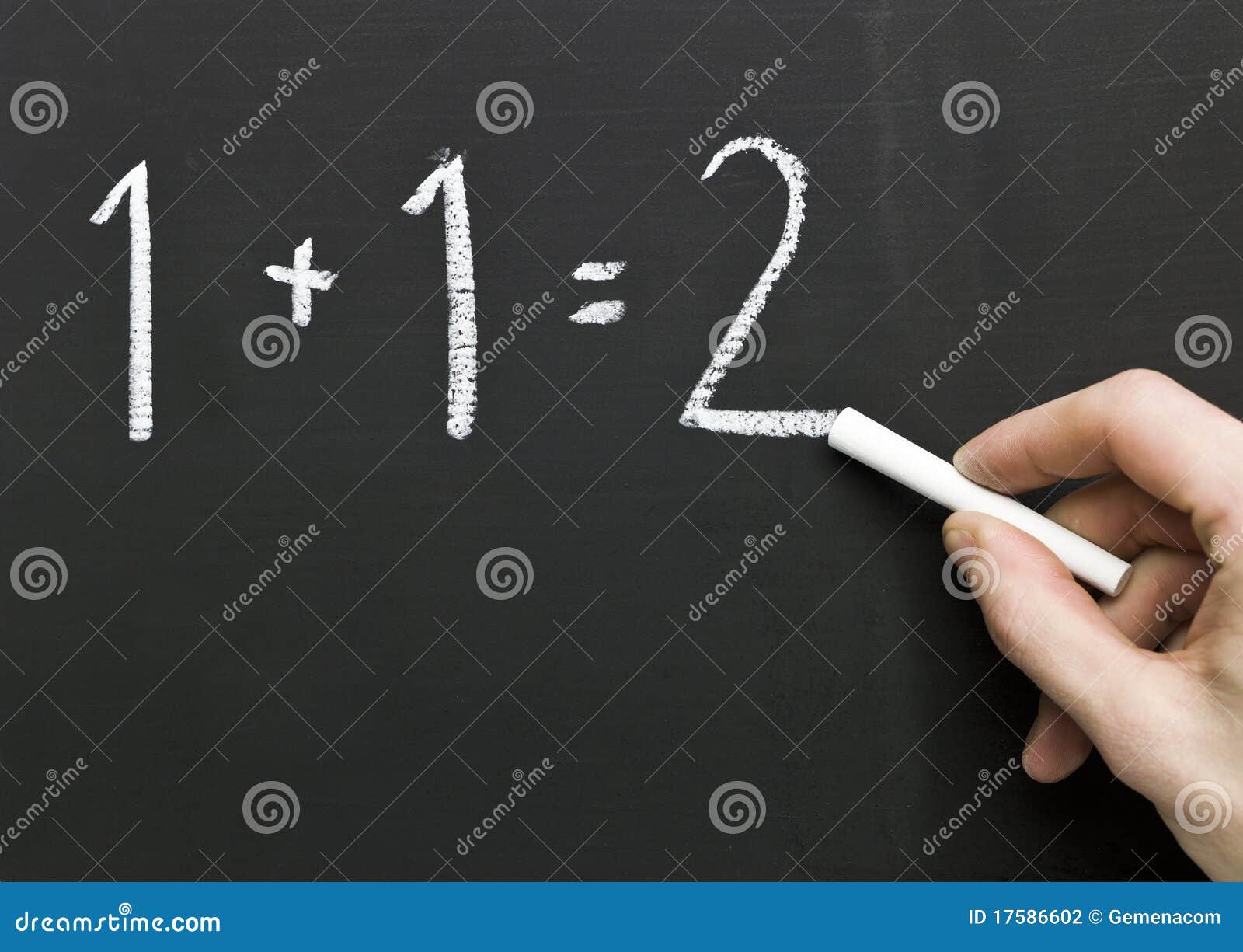Matematica su una lavagna fotografia stock. Immagine di imparare - 17586602