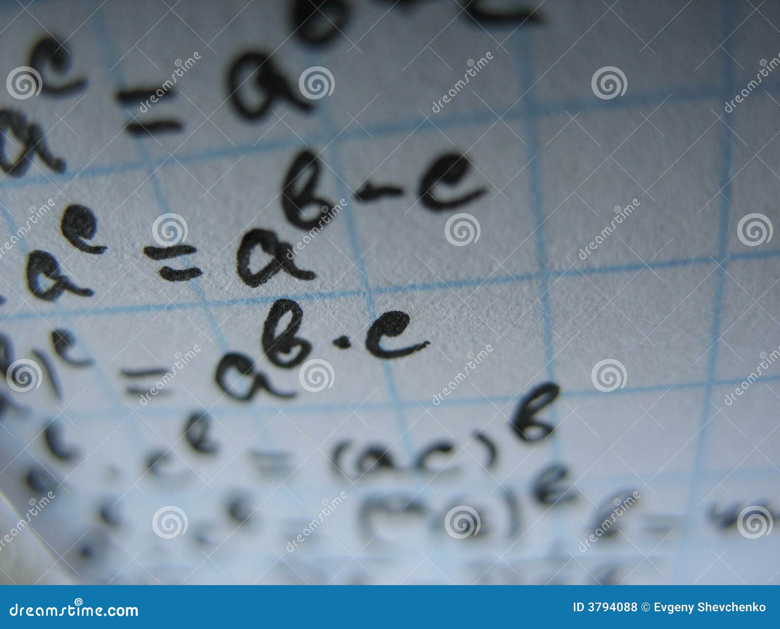 Matematiska Formler Bild. Bild: 3794088