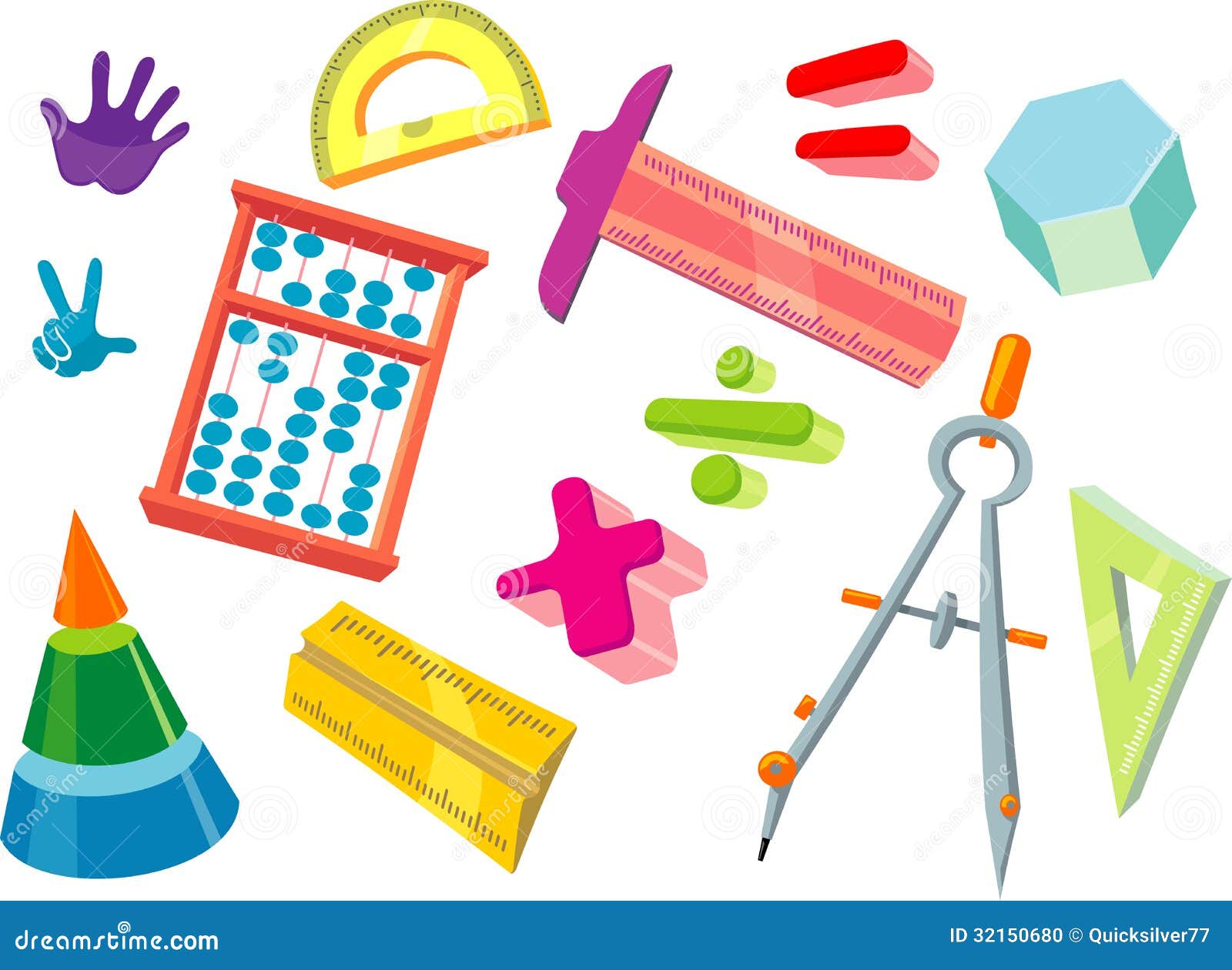 Matemáticas Para Los Niños Foto de archivo - Imagen: 32150680