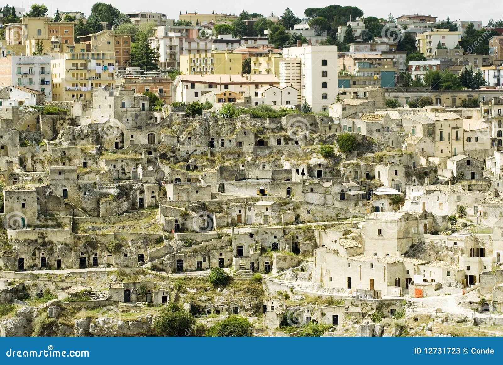 Matera stock image. Image of caves, europe, heritage - 12731723
