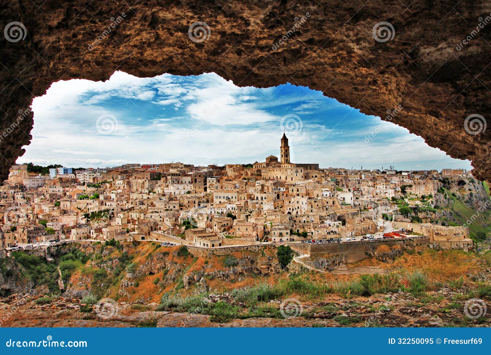 Matera - Ancient Cave City. Stock Image - Image of movie, basilicata ...