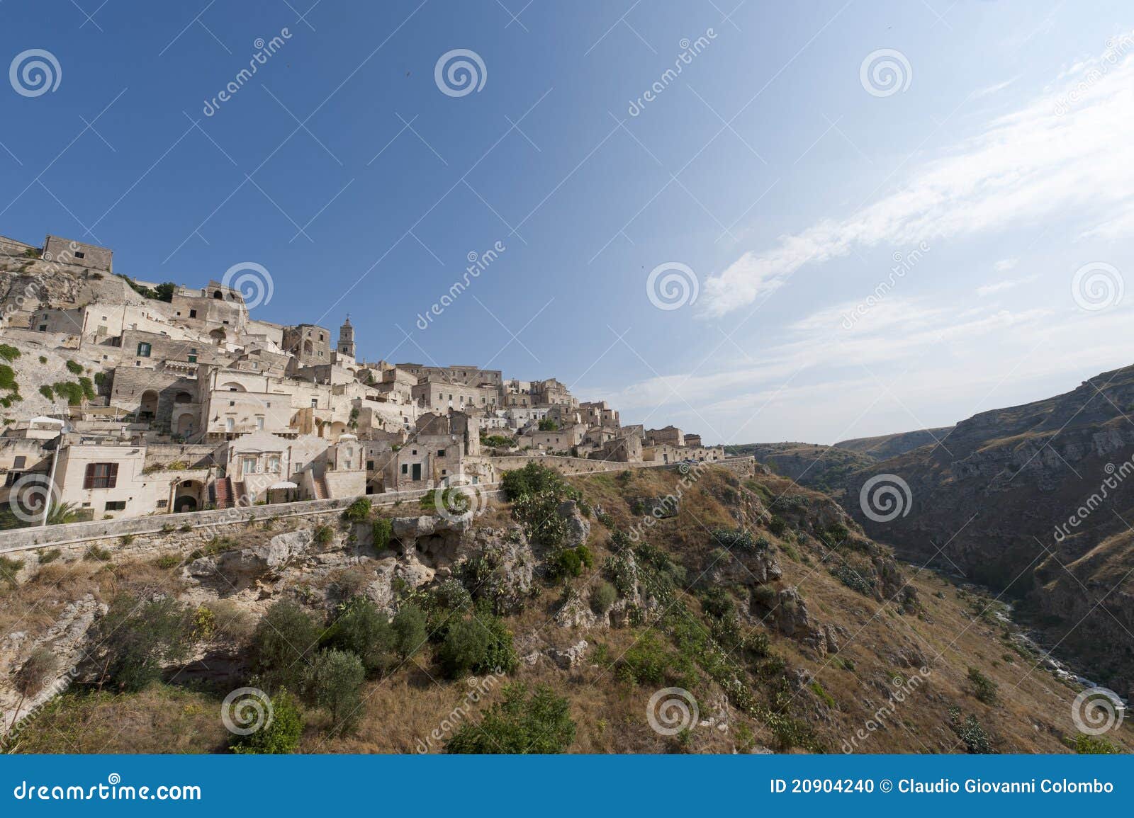 Matera (Basilicata, Italy) - the Old Town (Sassi) Stock Photo - Image ...