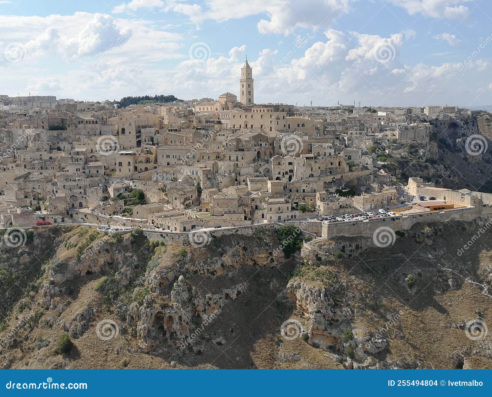 Matera City View in a Middle of August Stock Photo - Image of month ...