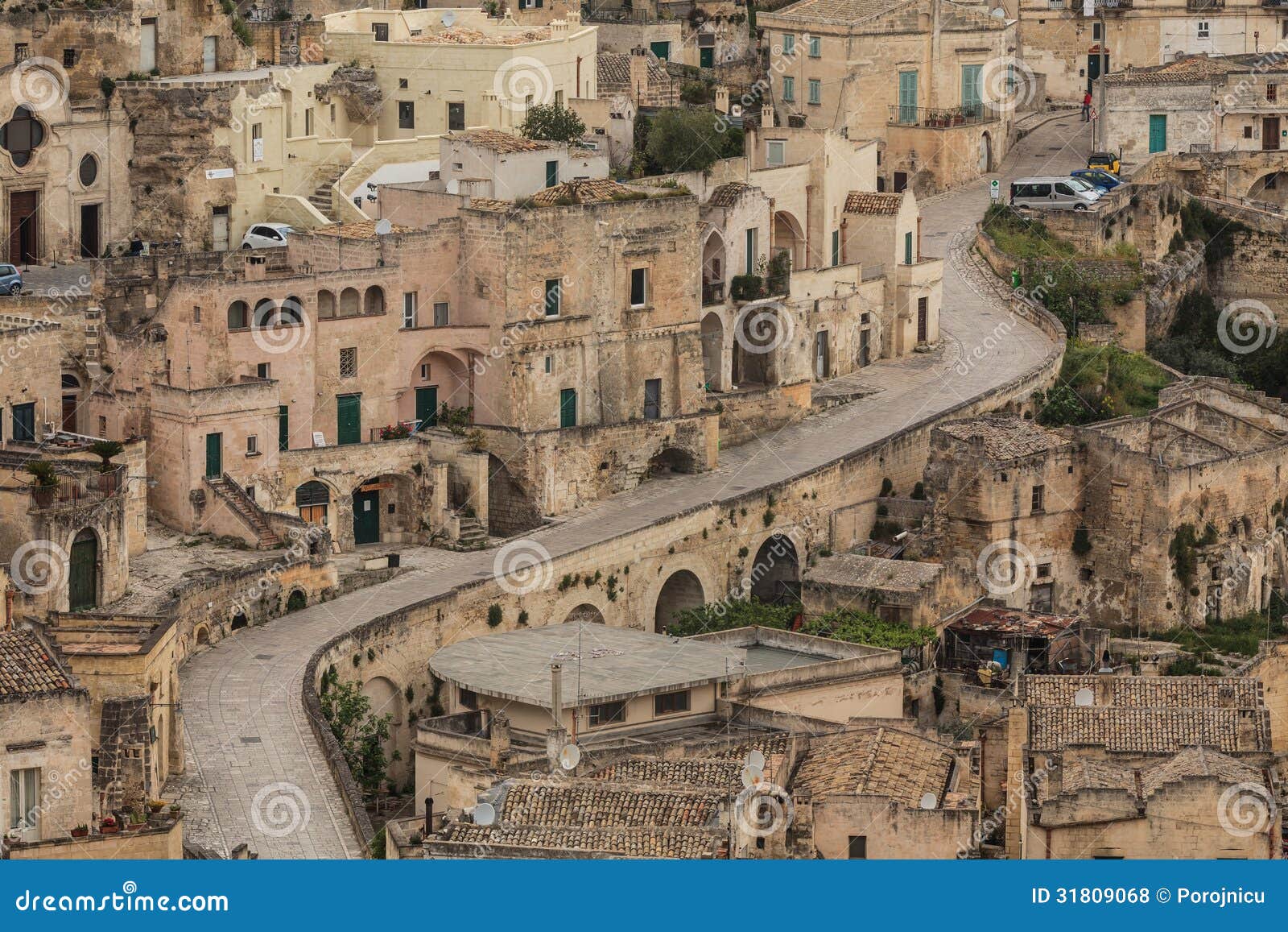 Matera, Italien stockfoto. Bild von gebäude, hervorragend - 31809068