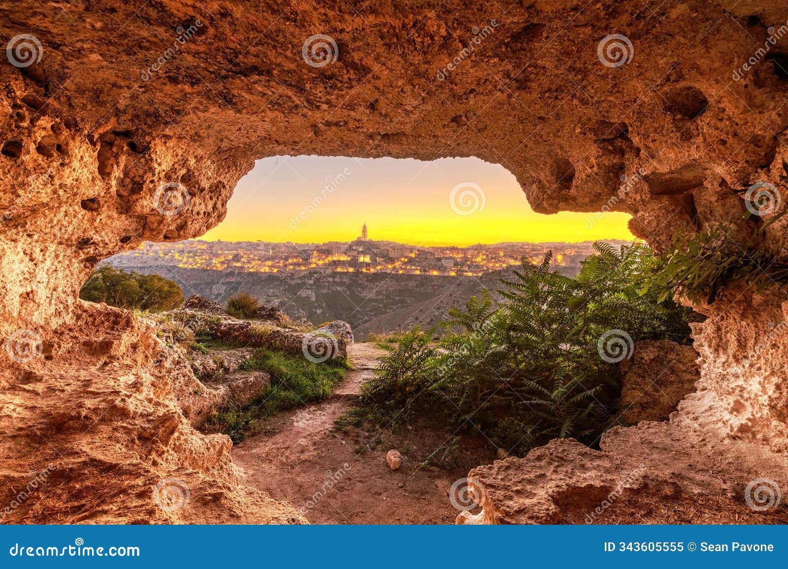 Ancient Cave And Structures At Mahakali Or Kondivite Caves Stock Photo ...