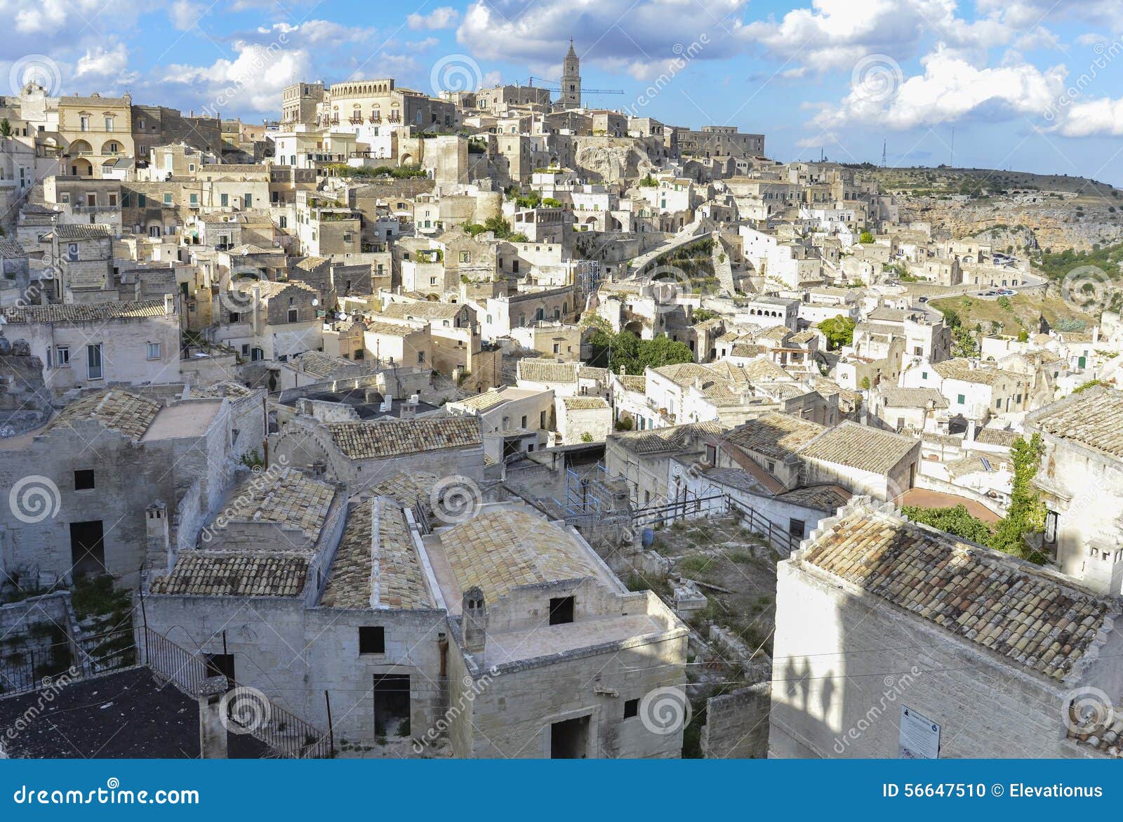 Matera Sassi in Basilicata, Italy Stock Photo - Image of sunny, leisure ...