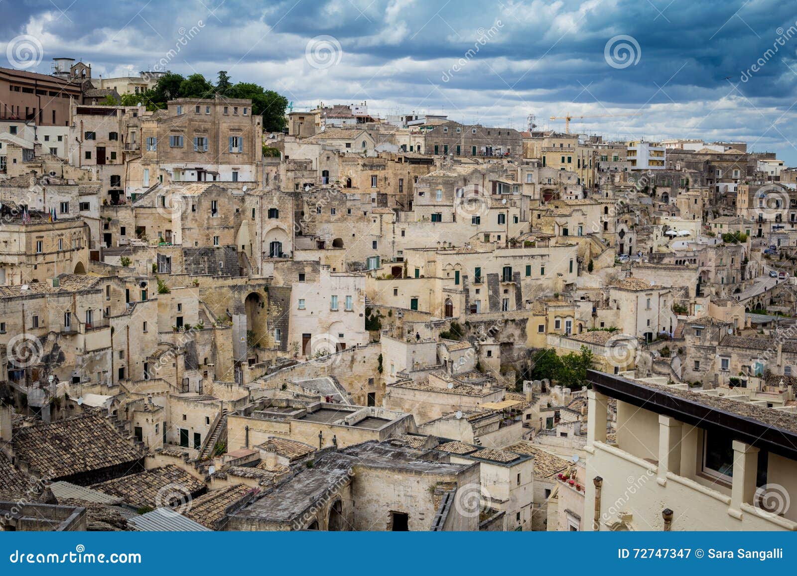 Matera, Town in Basilicata, Apulia, Italy Stock Image - Image of ...