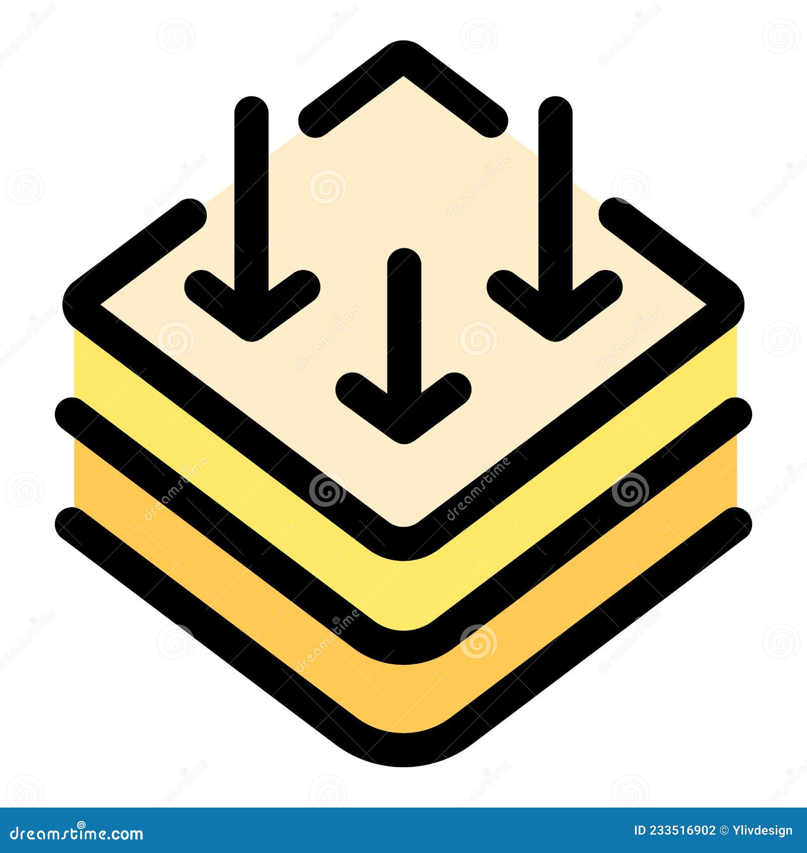 Absorption Icon Drops, Female Pads Absorb Layer And Menstrual Tampons ...