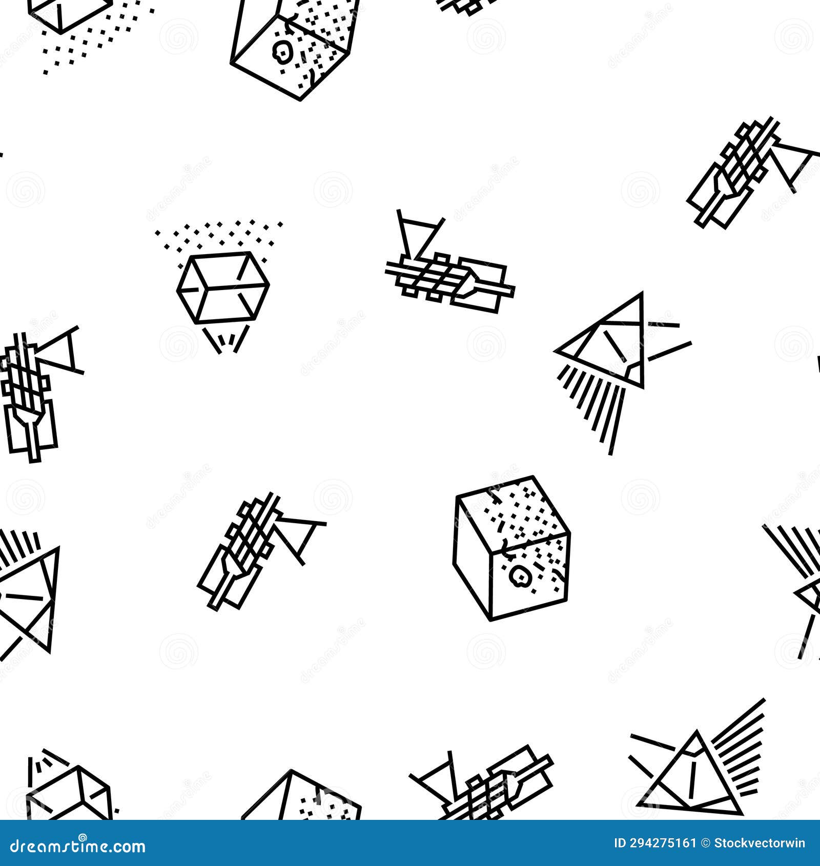 Material Construction Engineer Vector Seamless Pattern Stock Vector ...