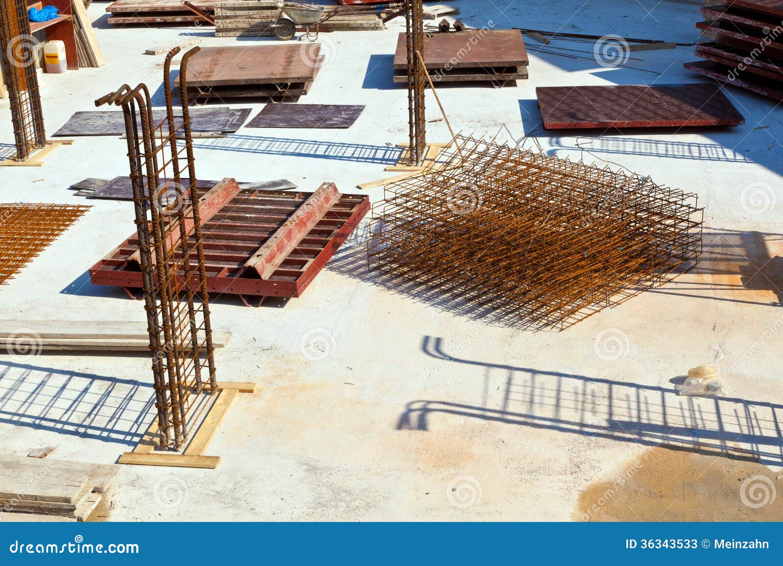 Material at a Construction Site for Stock Image - Image of pattern ...