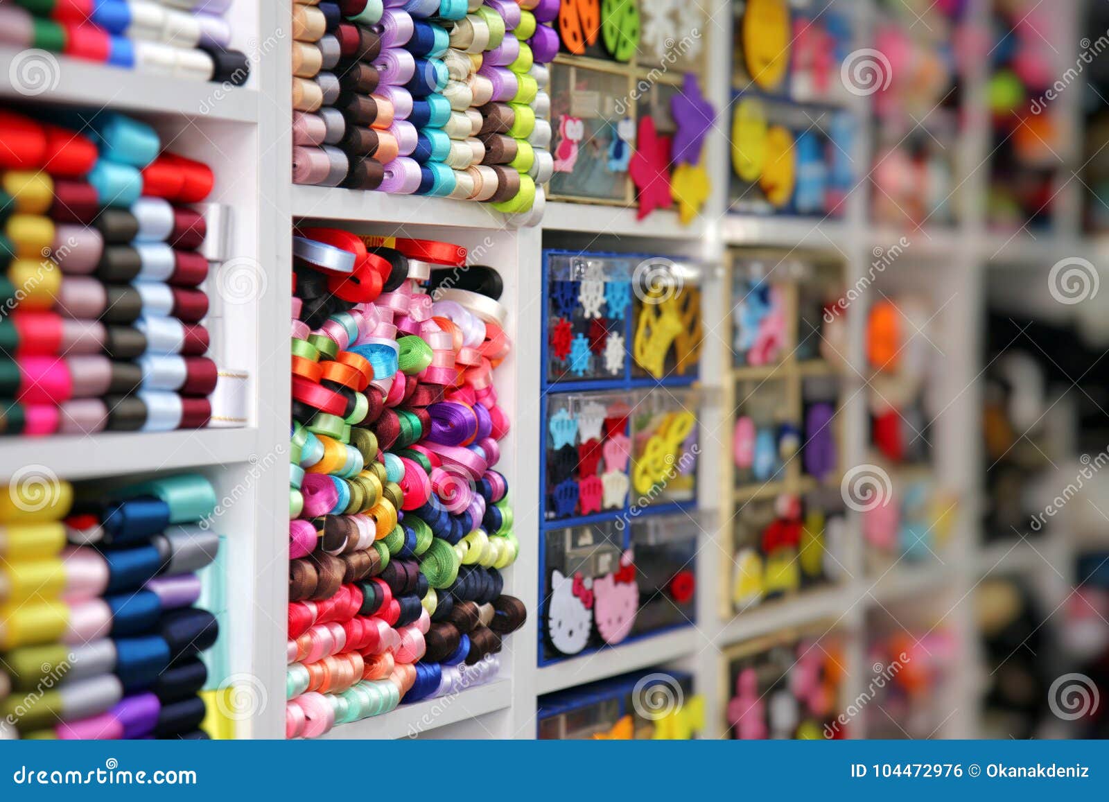 Material De Materia Textil Colorido De La Tela Rolls Foto de archivo ...