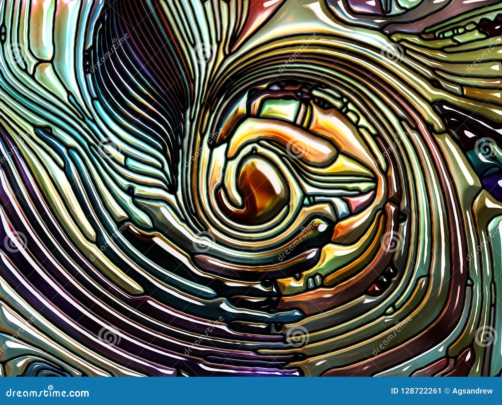 Material Del Vidrio Iridiscente Stock de ilustración - Ilustración de ...