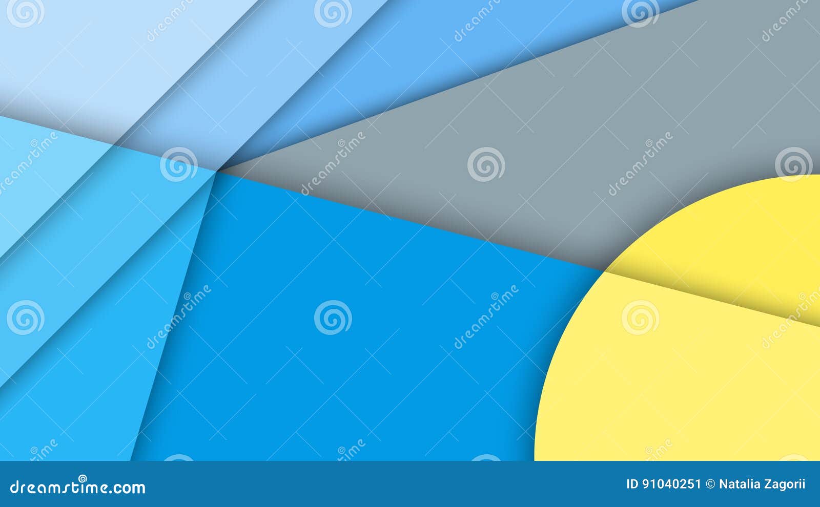 Material Design, Abstract Background with Different Levels Surfaces and ...