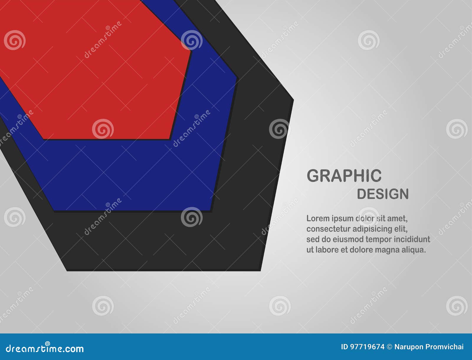 Material Design Cover with Text Space. Stock Vector - Illustration of ...