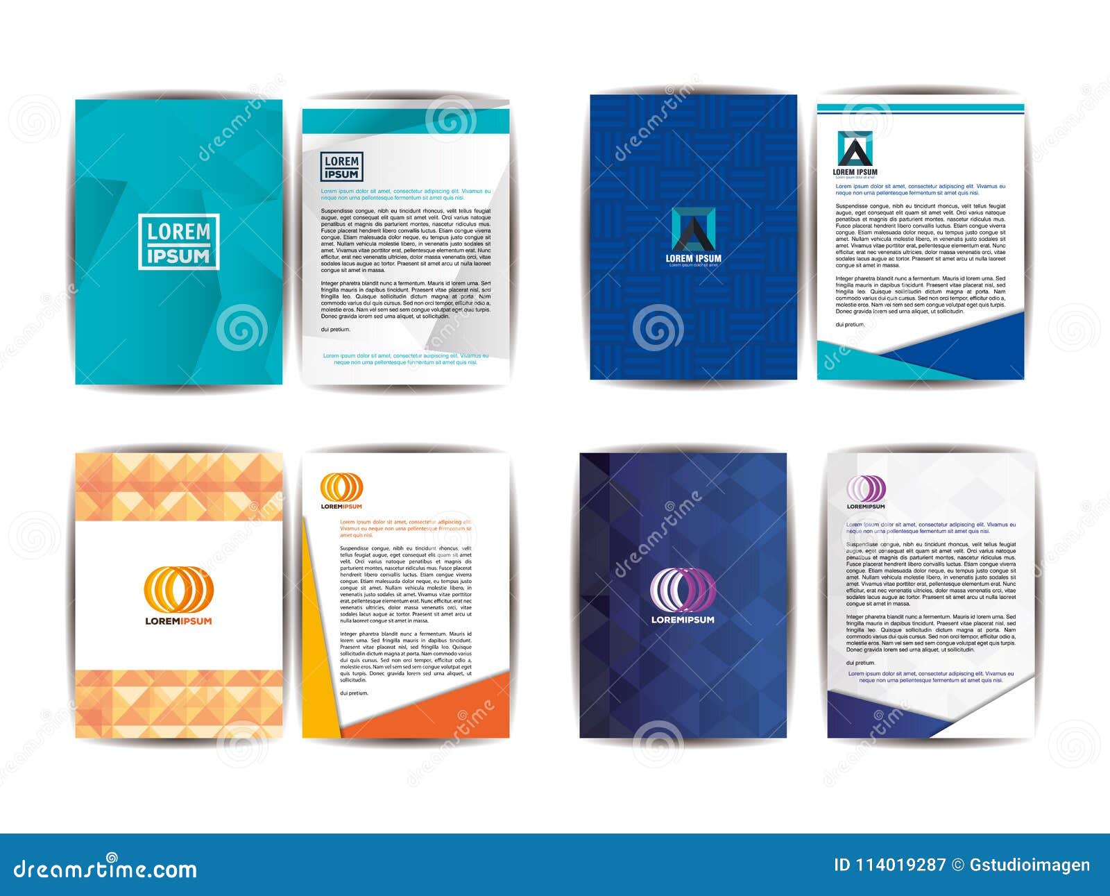 Material Design Lines Set Covers Stock Vector - Illustration of shape ...